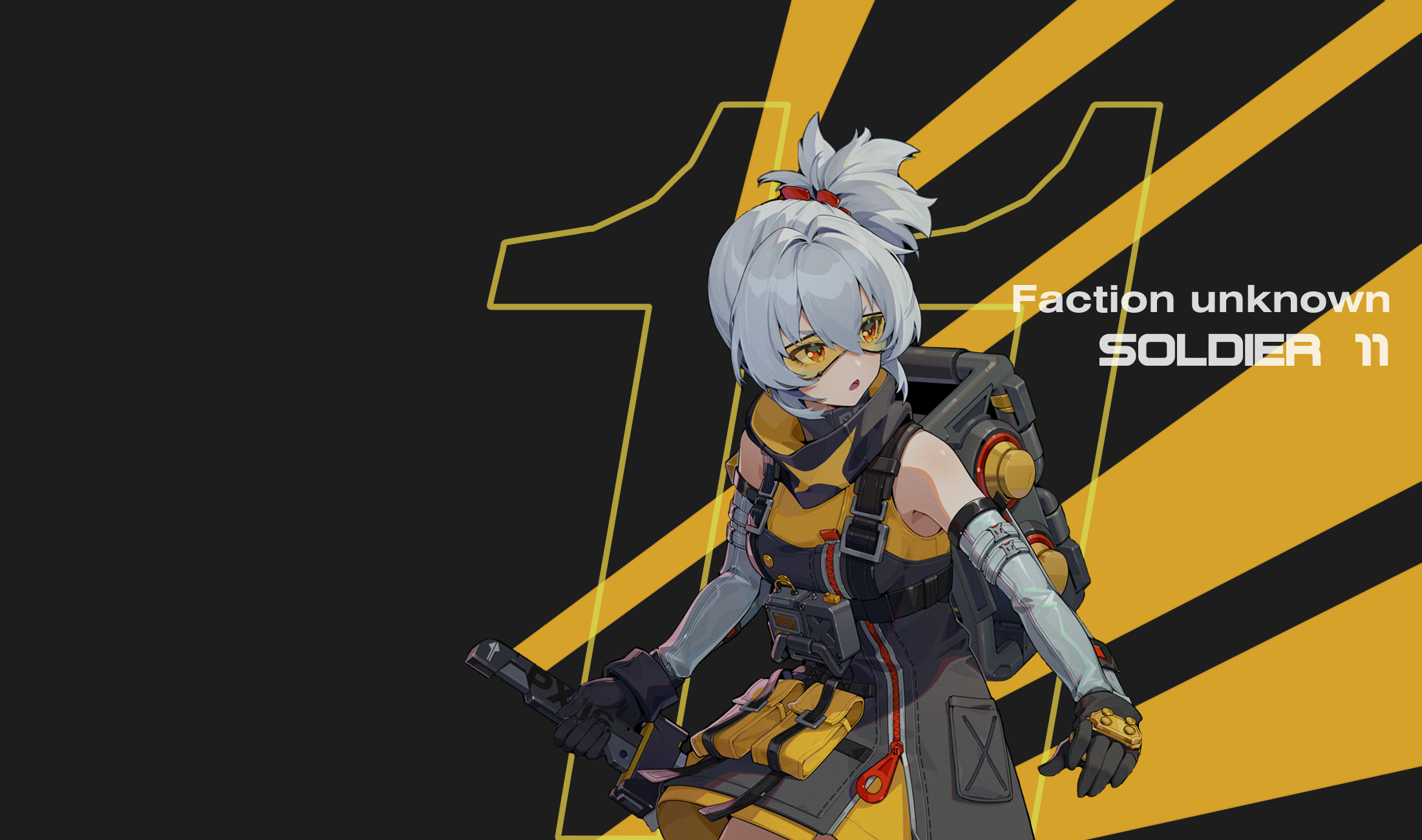Soldier 11 Wallpaper dark mode version... Zenless Zone Zero | HoYoLAB