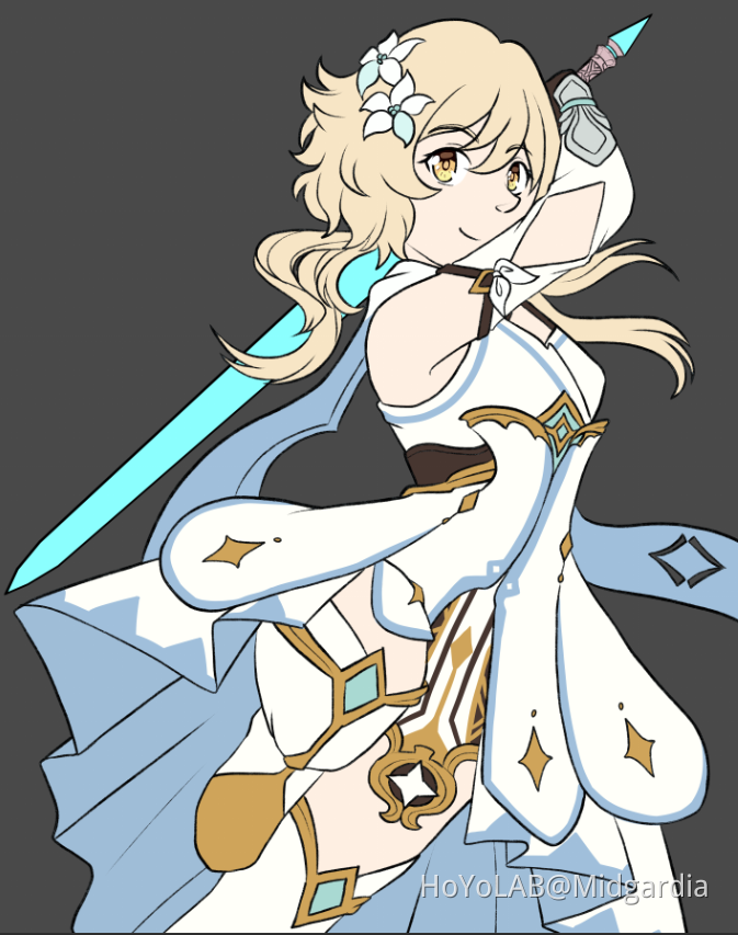 Drawing Lumine - WIP Blog Genshin Impact | HoYoLAB