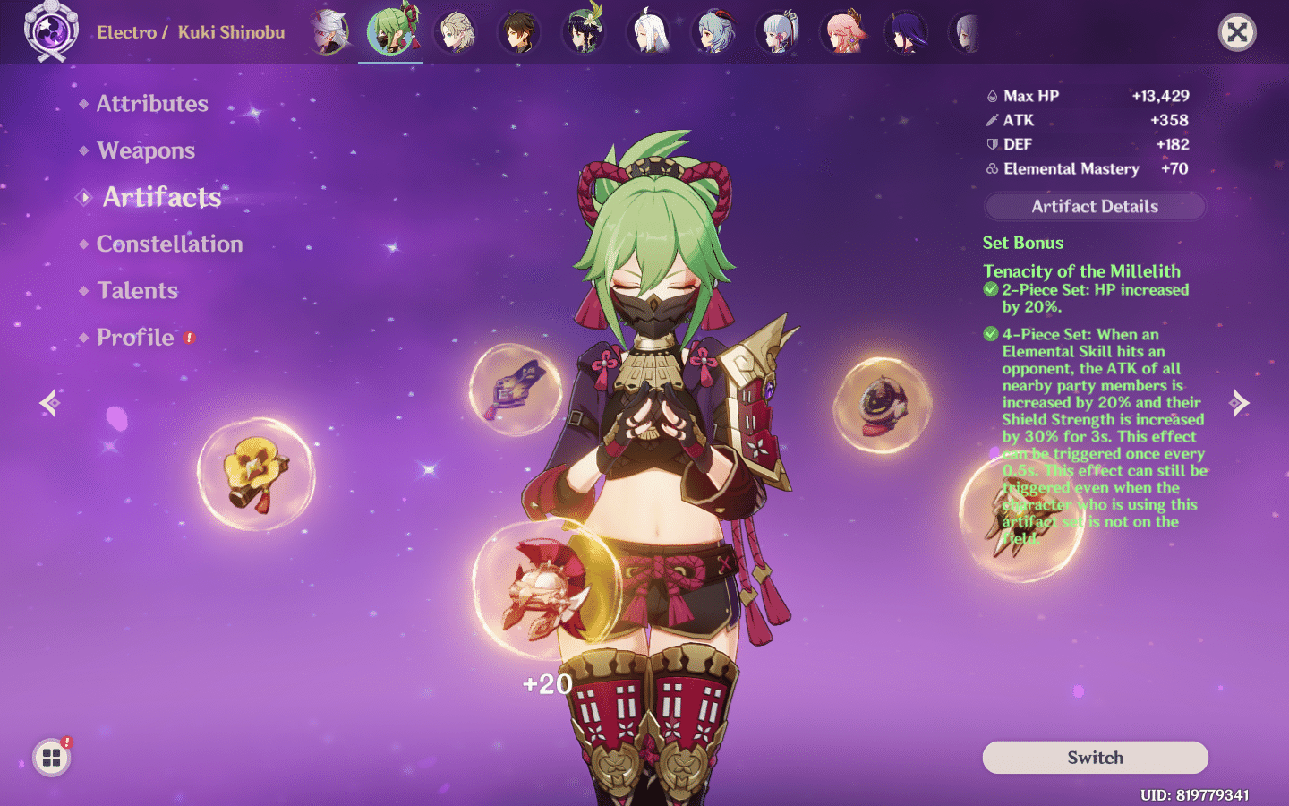 Build Shinobu done! Genshin Impact | HoYoLAB