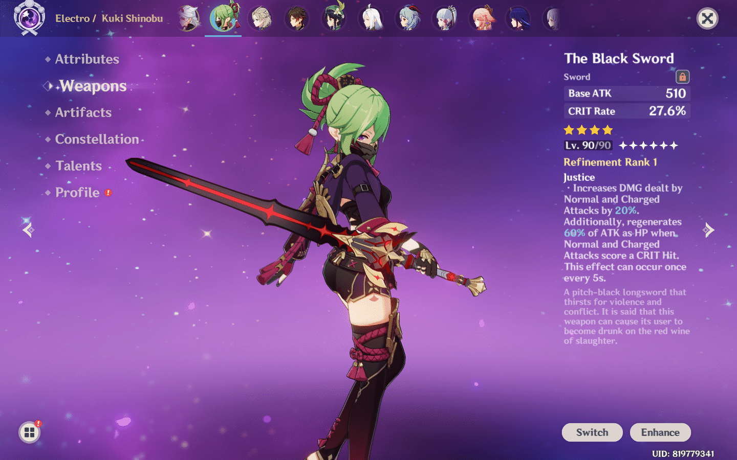 Build Shinobu done! Genshin Impact | HoYoLAB