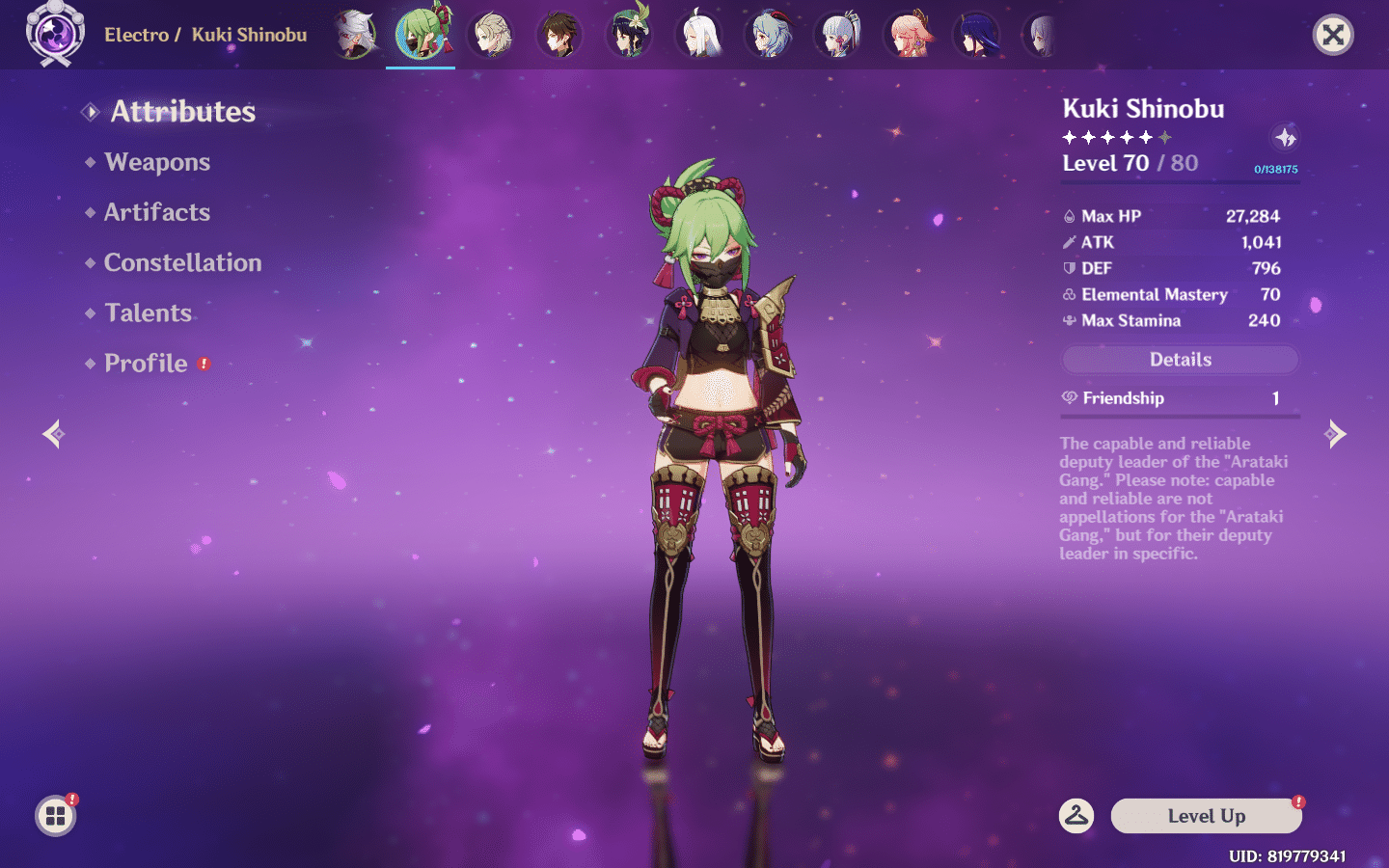 Build Shinobu done! Genshin Impact | HoYoLAB