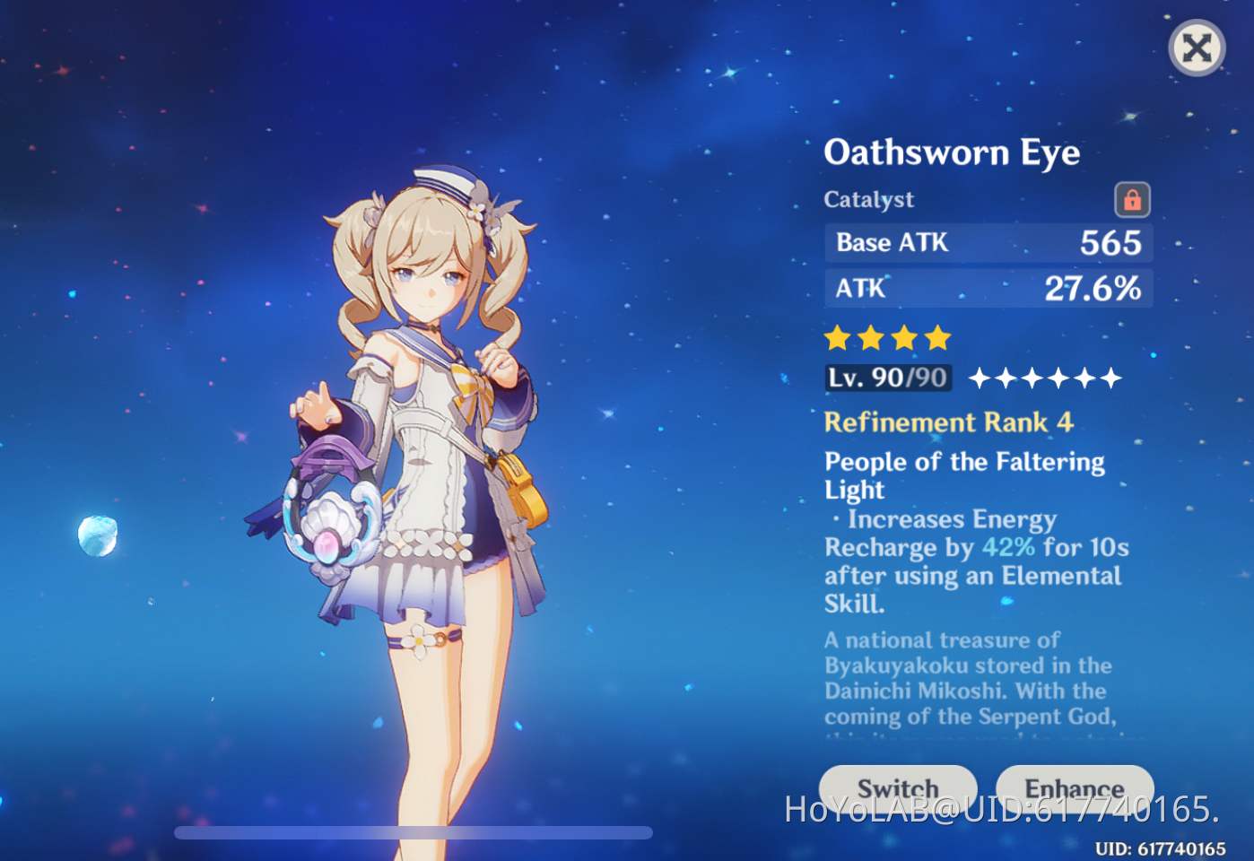 rate my dps Barbara build (ftp style) Genshin Impact | HoYoLAB