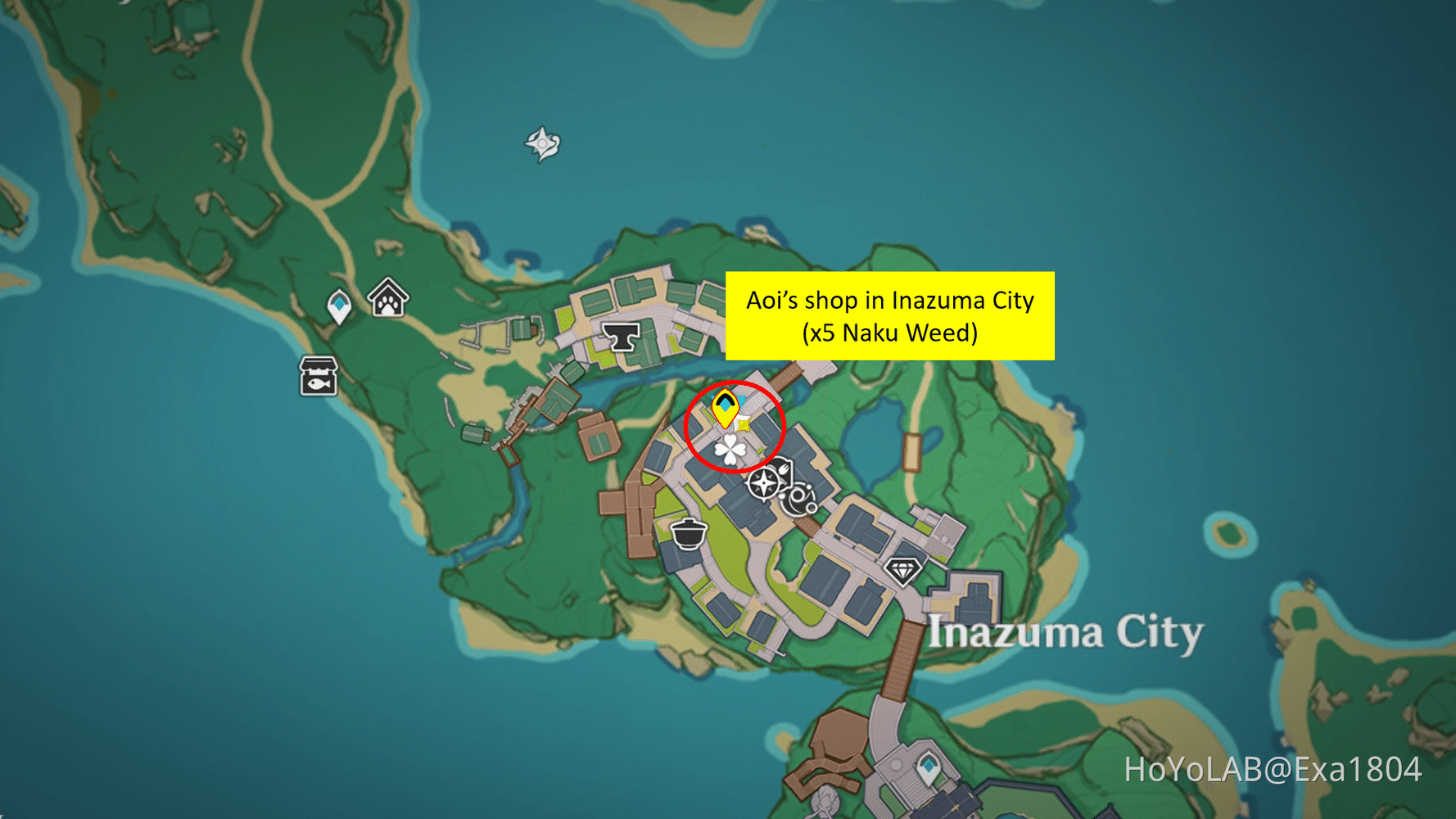 All 143 Naku Weed Farming Route (Video + Screenshot) Genshin Impact ...