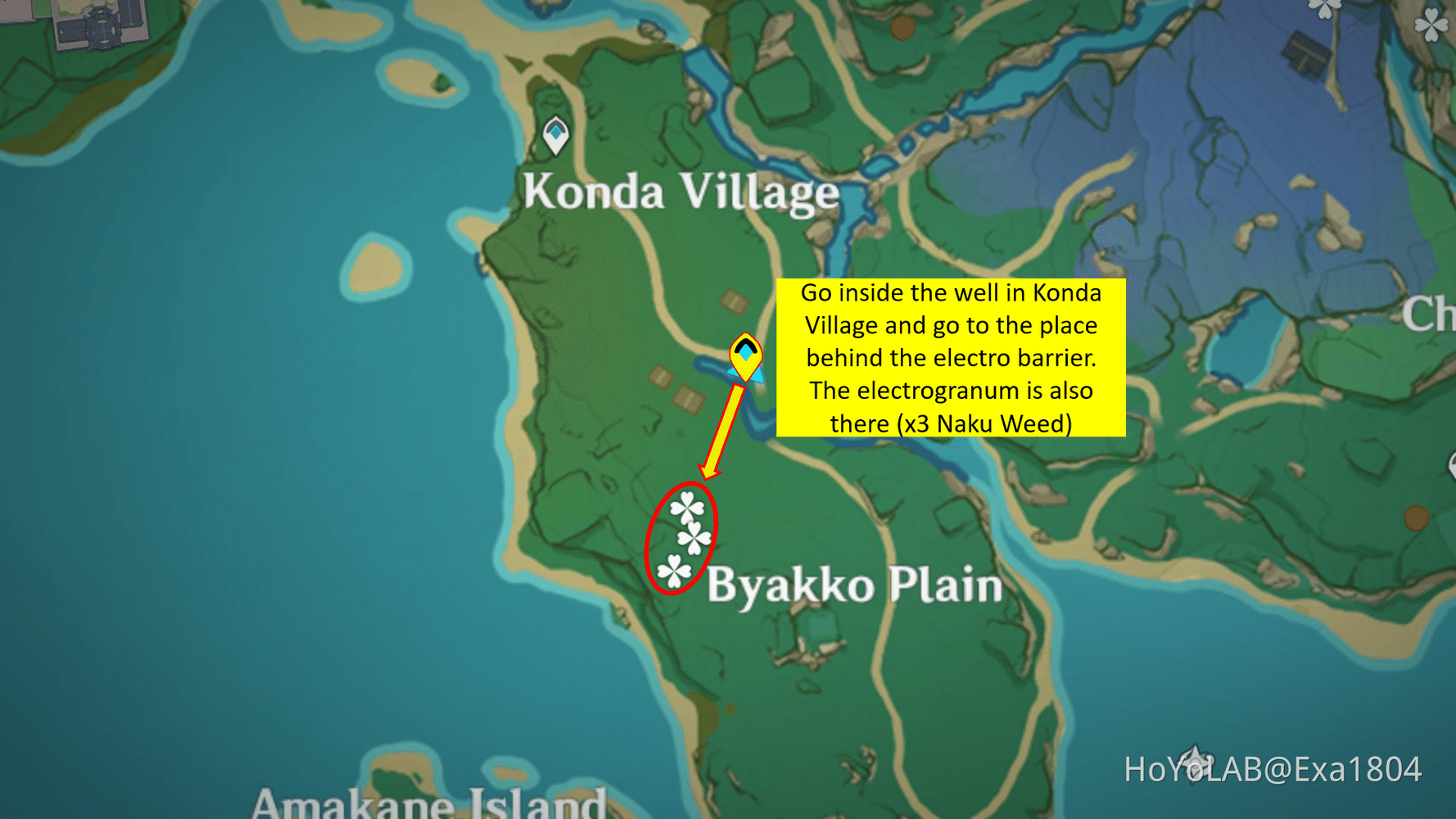 All 143 Naku Weed Farming Route (Video + Screenshot) Genshin Impact ...