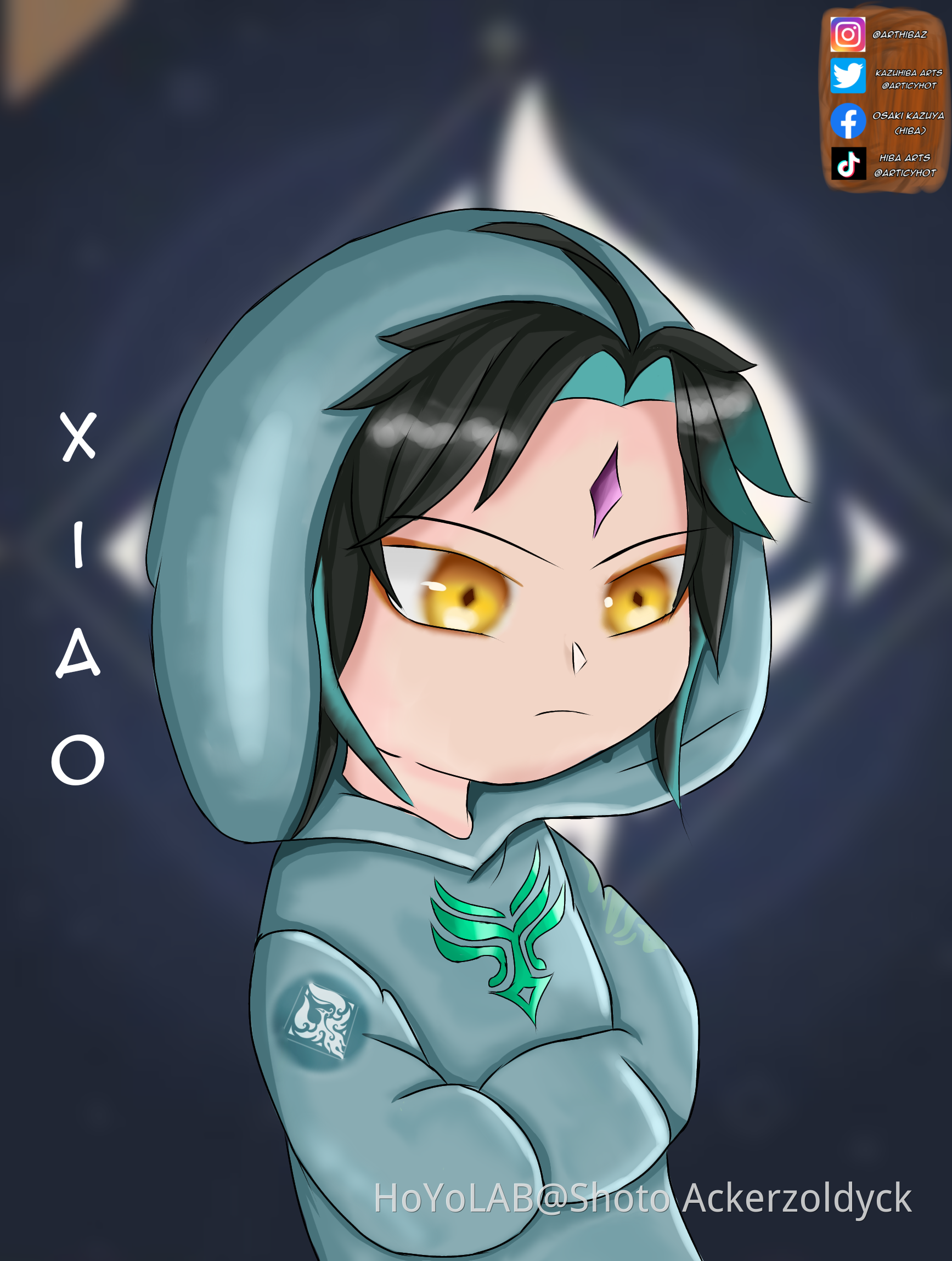 Xiao Chibi FanArt Genshin Impact | HoYoLAB