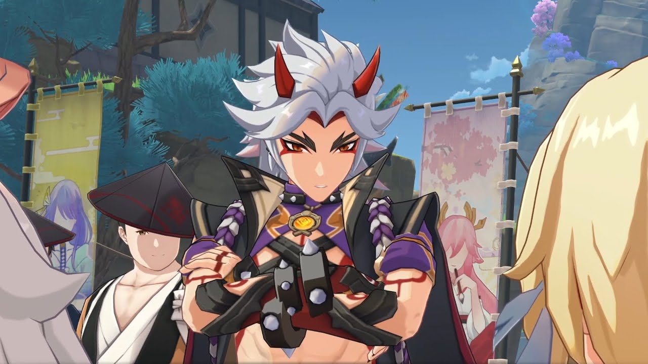 Arataki itto my best man i Wish i'm gonna pull Genshin Impact | HoYoLAB