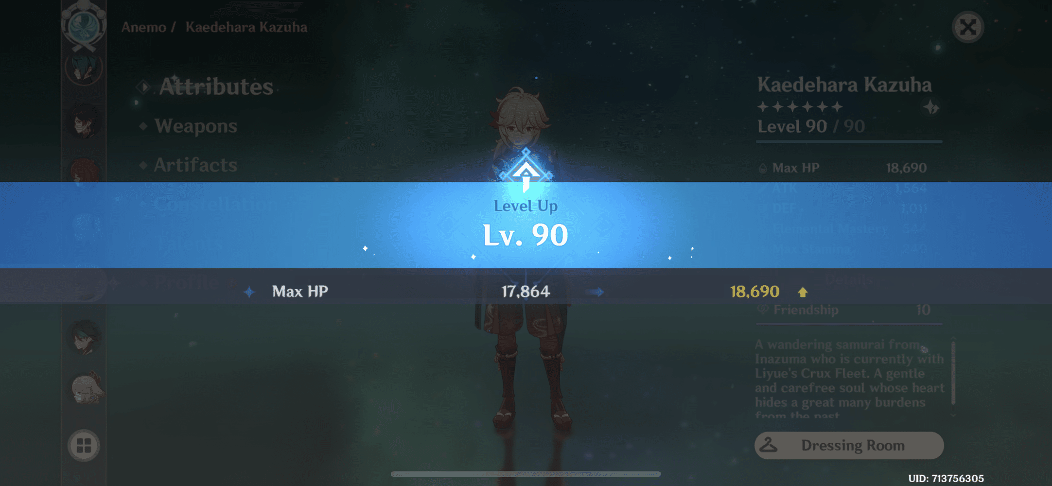 lvl 90 kazuha!! - daily adventure (June 22nd) Genshin Impact | HoYoLAB