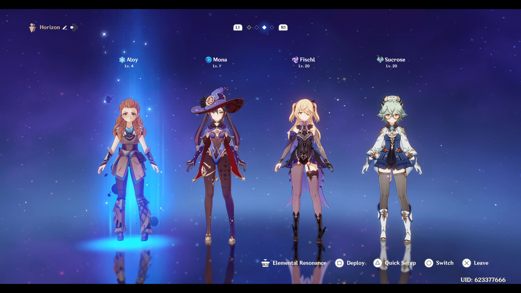 My party set ups Genshin Impact | HoYoLAB