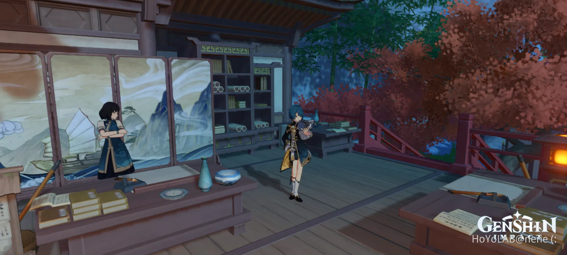 A Visit to Wanwen Bookhouse 📘 Genshin Impact | HoYoLAB