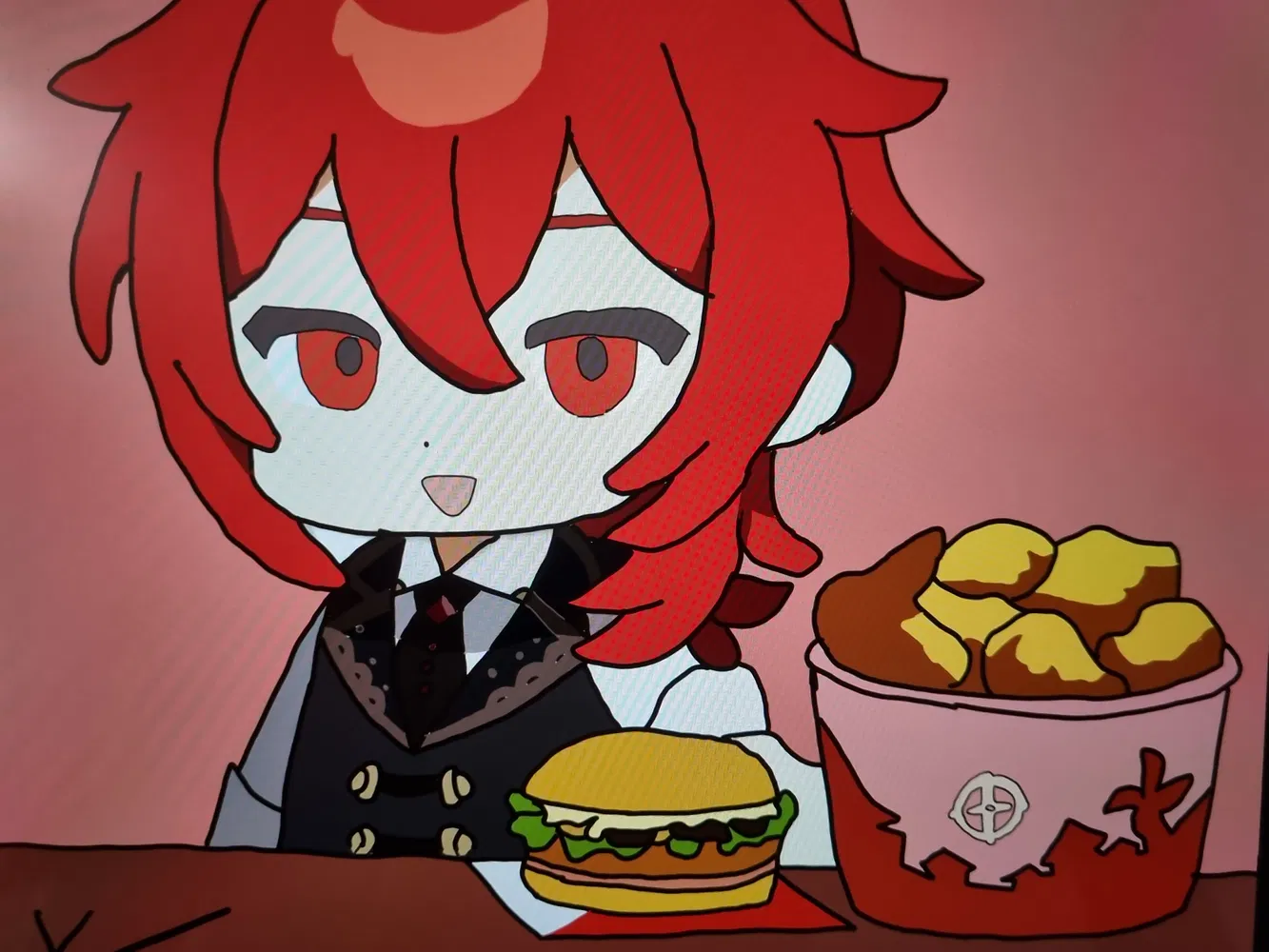 Diluc ~ Chibi Genshin Impact | HoYoLAB