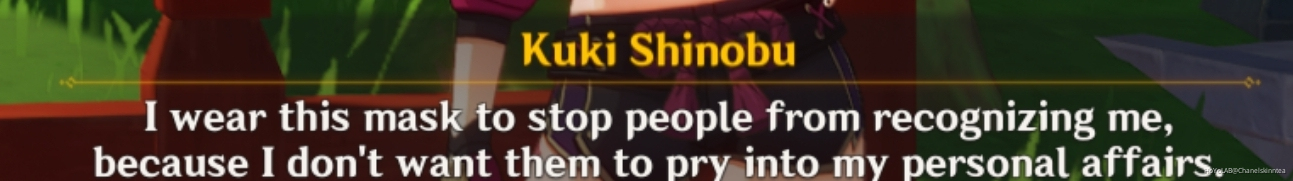 *When your the only one that wears a mask like that in Inazuma* Genshin ...