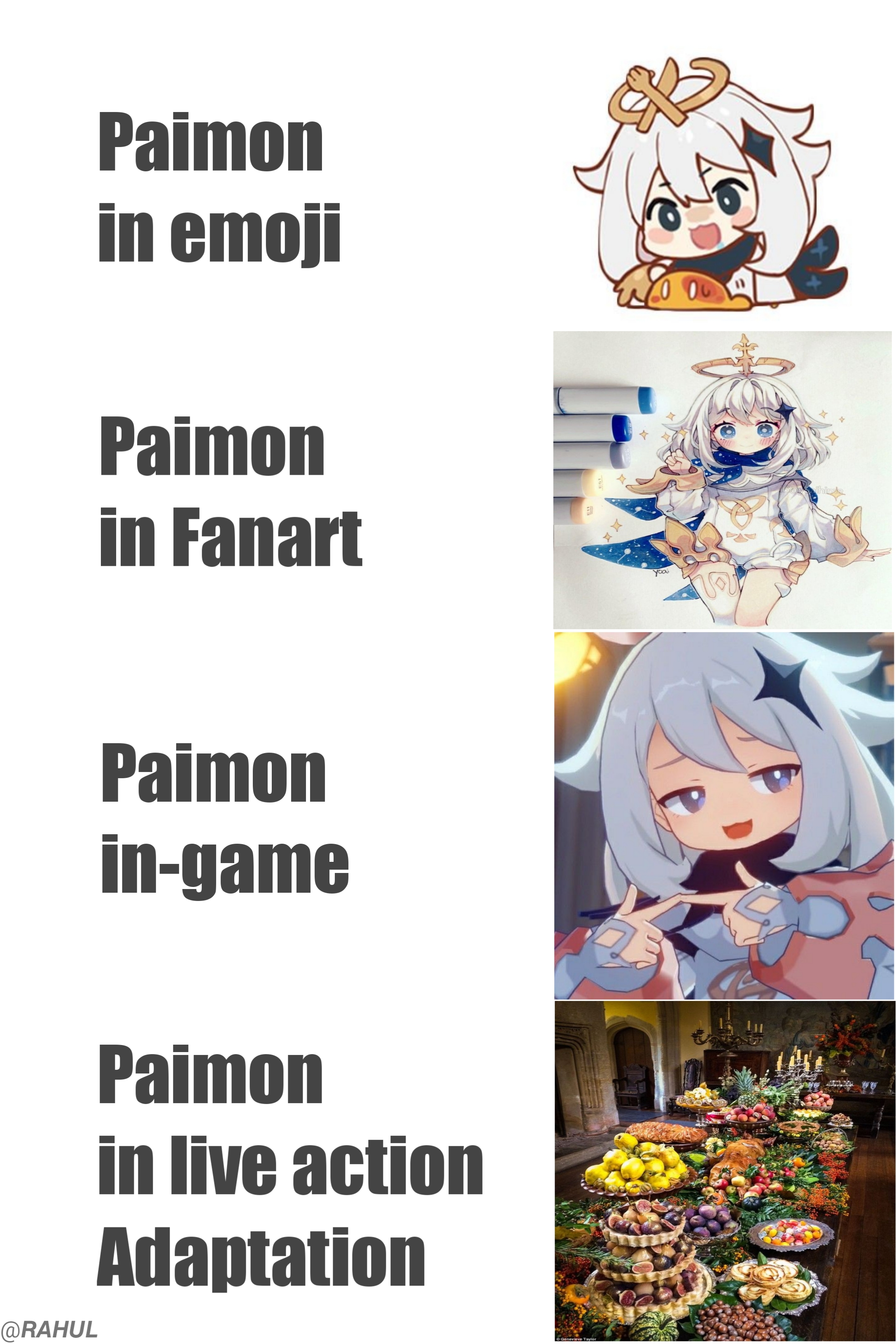 Different versions of paimon Genshin Impact | HoYoLAB