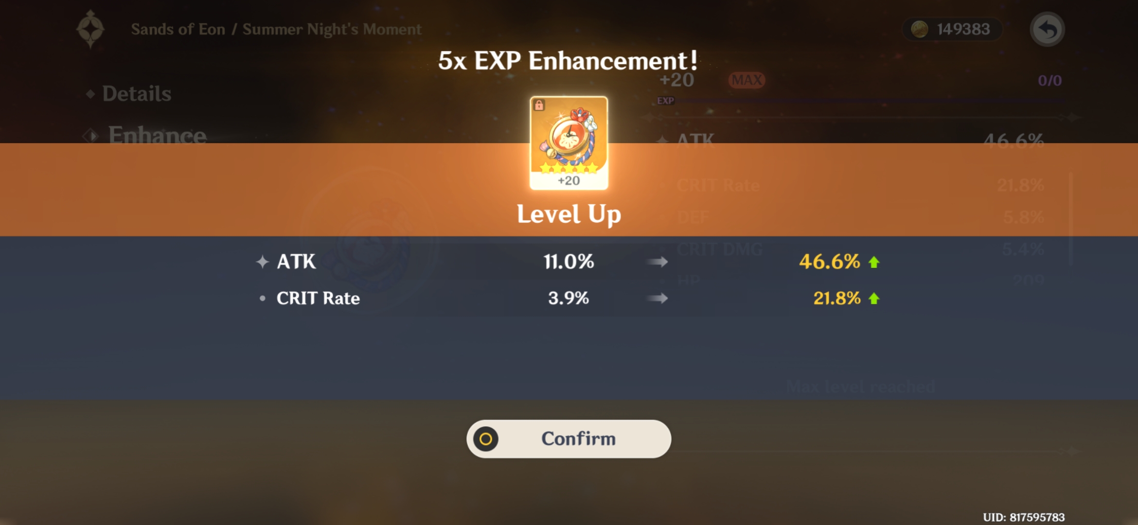 Lucky Crit + 5x Exp Enchanment - Artifact Luck (2) | Genshin Impact ...