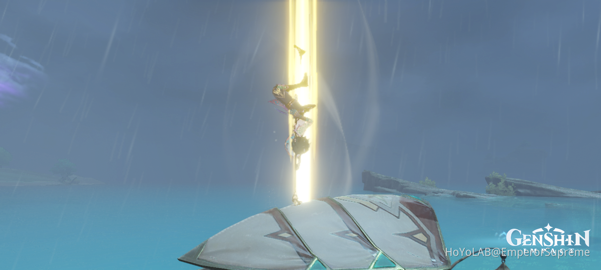 Xiao decides to dance in the rain Genshin Impact | HoYoLAB