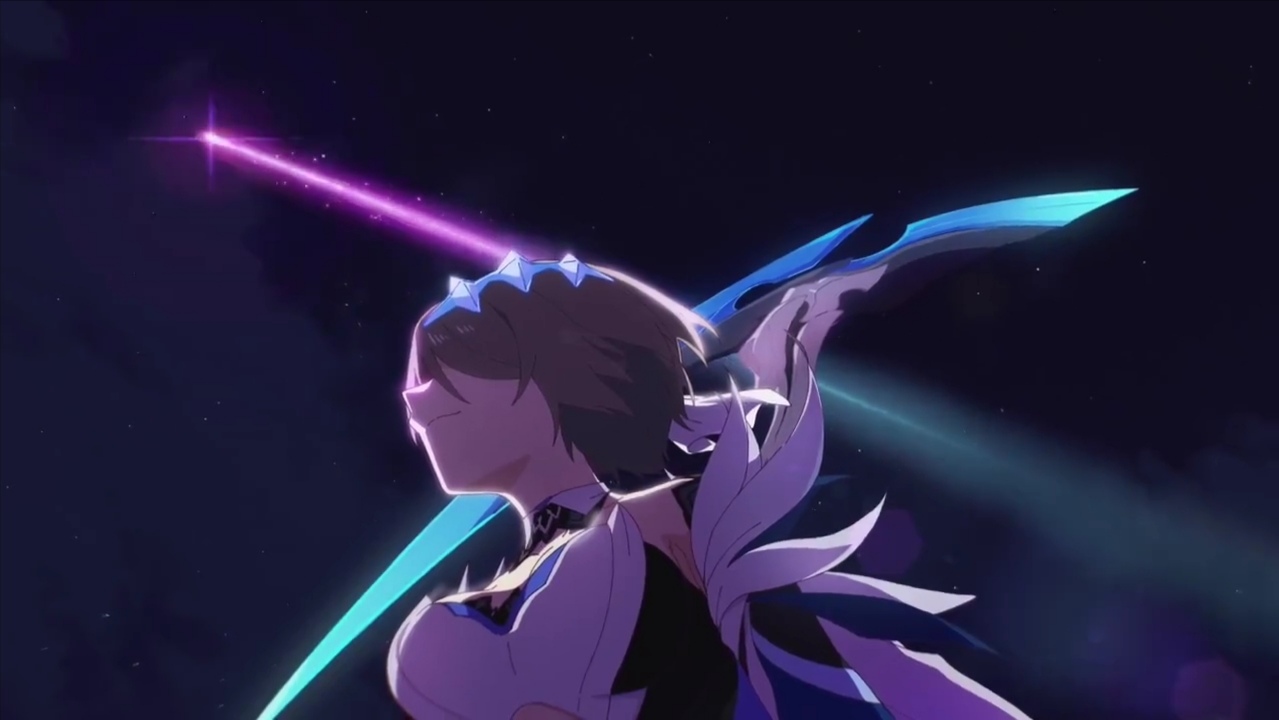 some screenshots that looks like a scene from a movie or anime~ Honkai ...