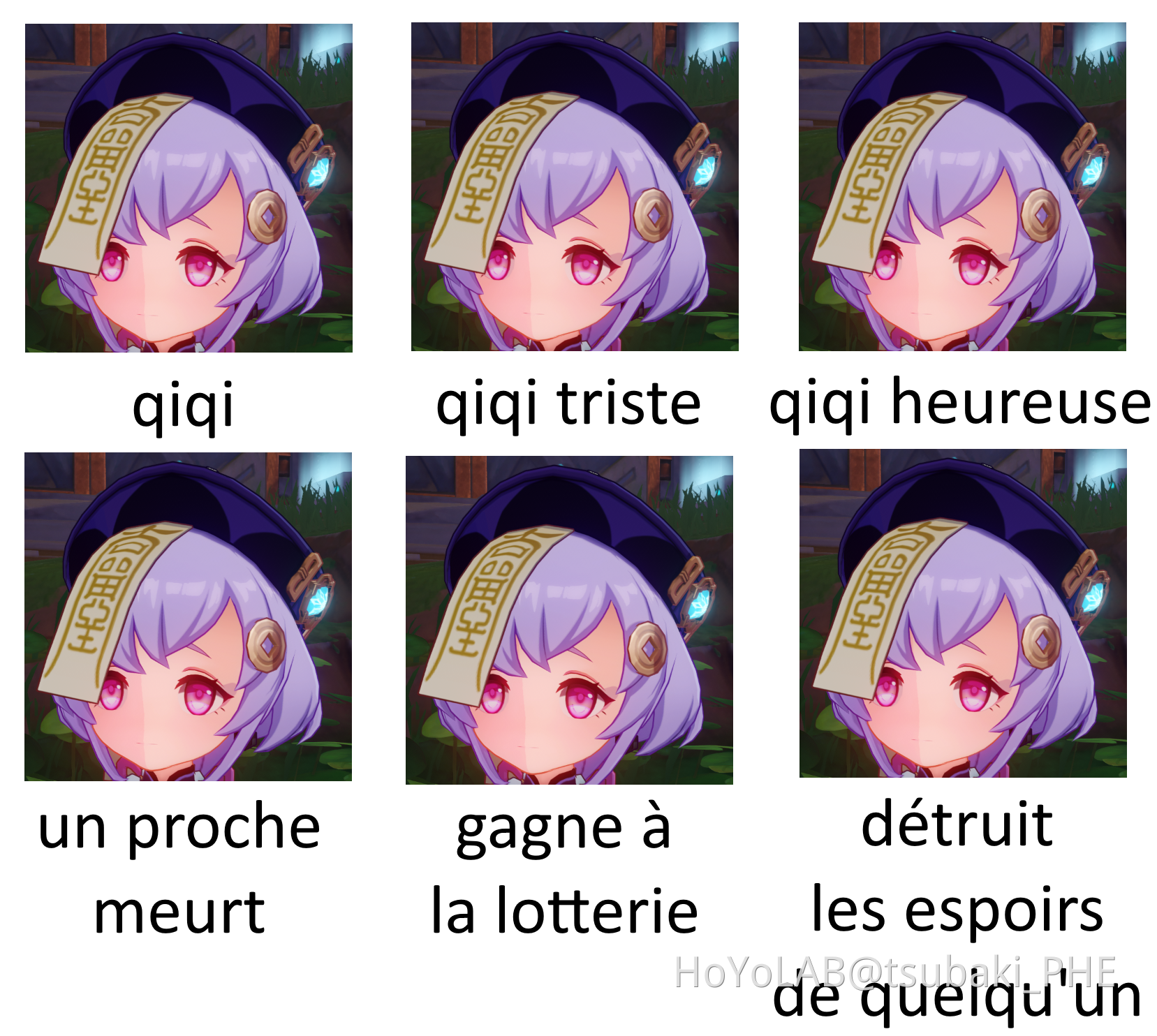 Les émotions de Qiqi Genshin Impact | HoYoLAB
