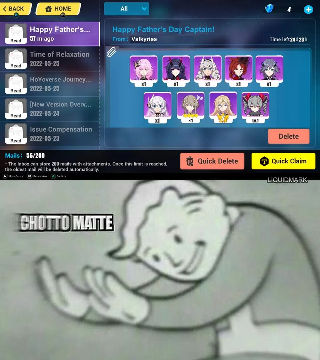 reposting HI3 memes I saw in the internet to bring you hapiness Honkai ...