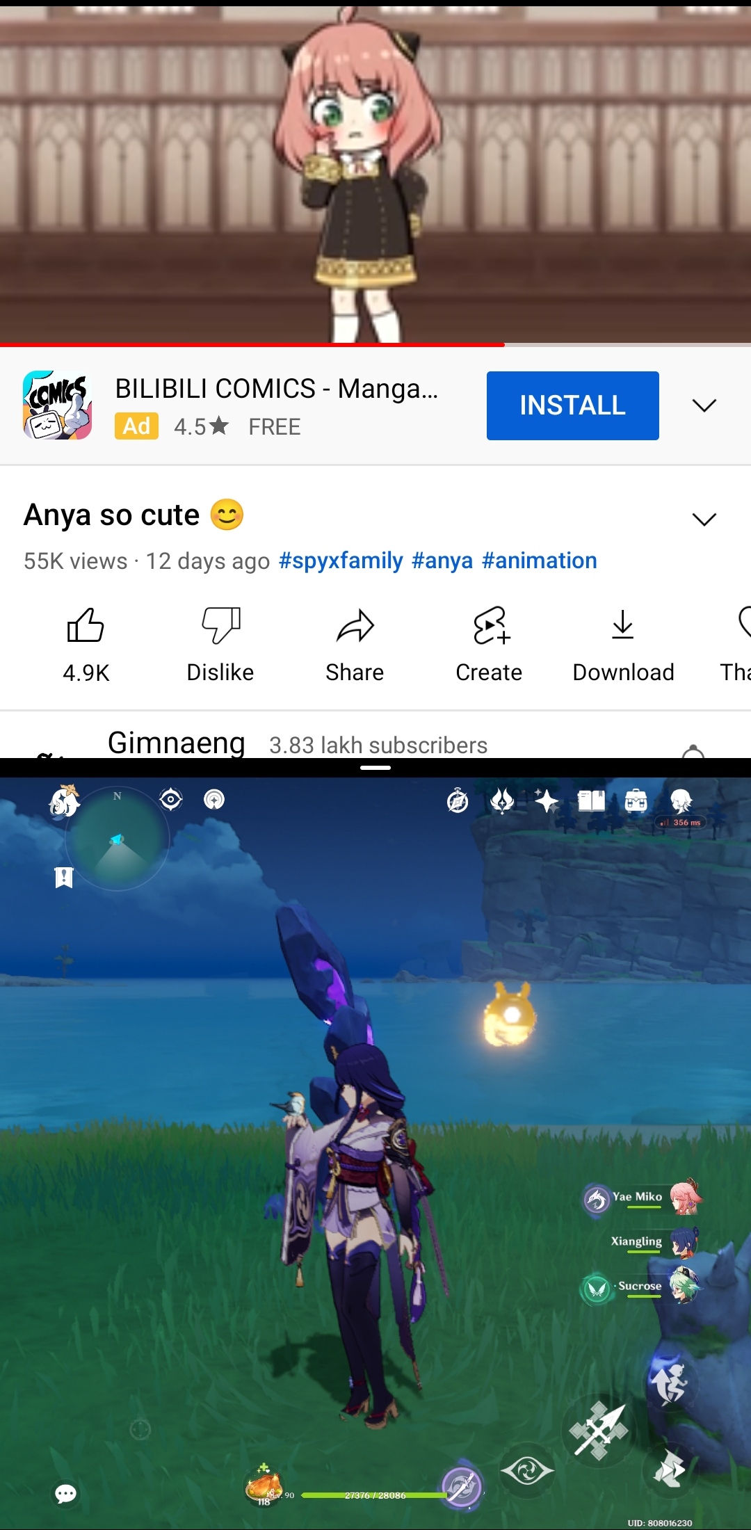 YouTube and Genshin Impact Multi task Genshin Impact | HoYoLAB