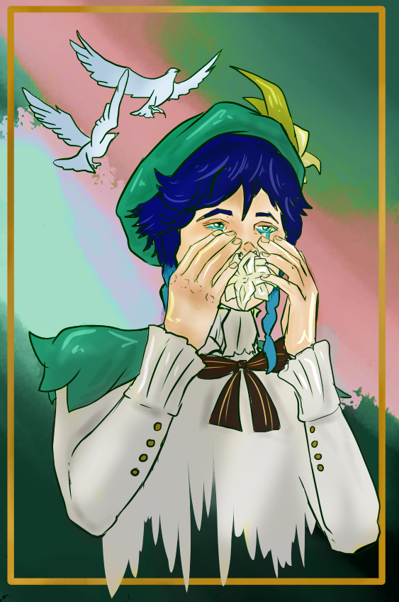 Anemo Archon fanart Genshin Impact | HoYoLAB