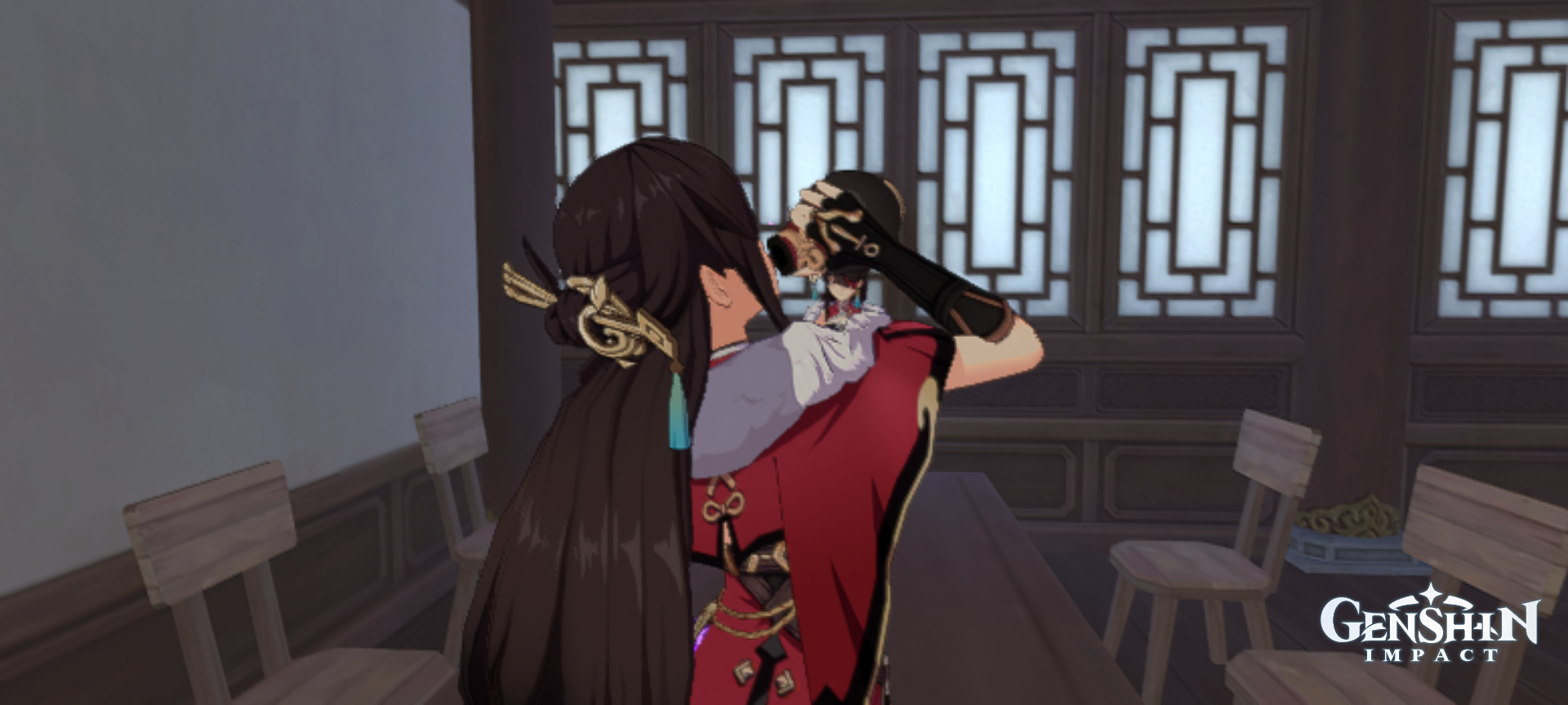 Just Beidou drinking Infront of Beidou Genshin Impact | HoYoLAB