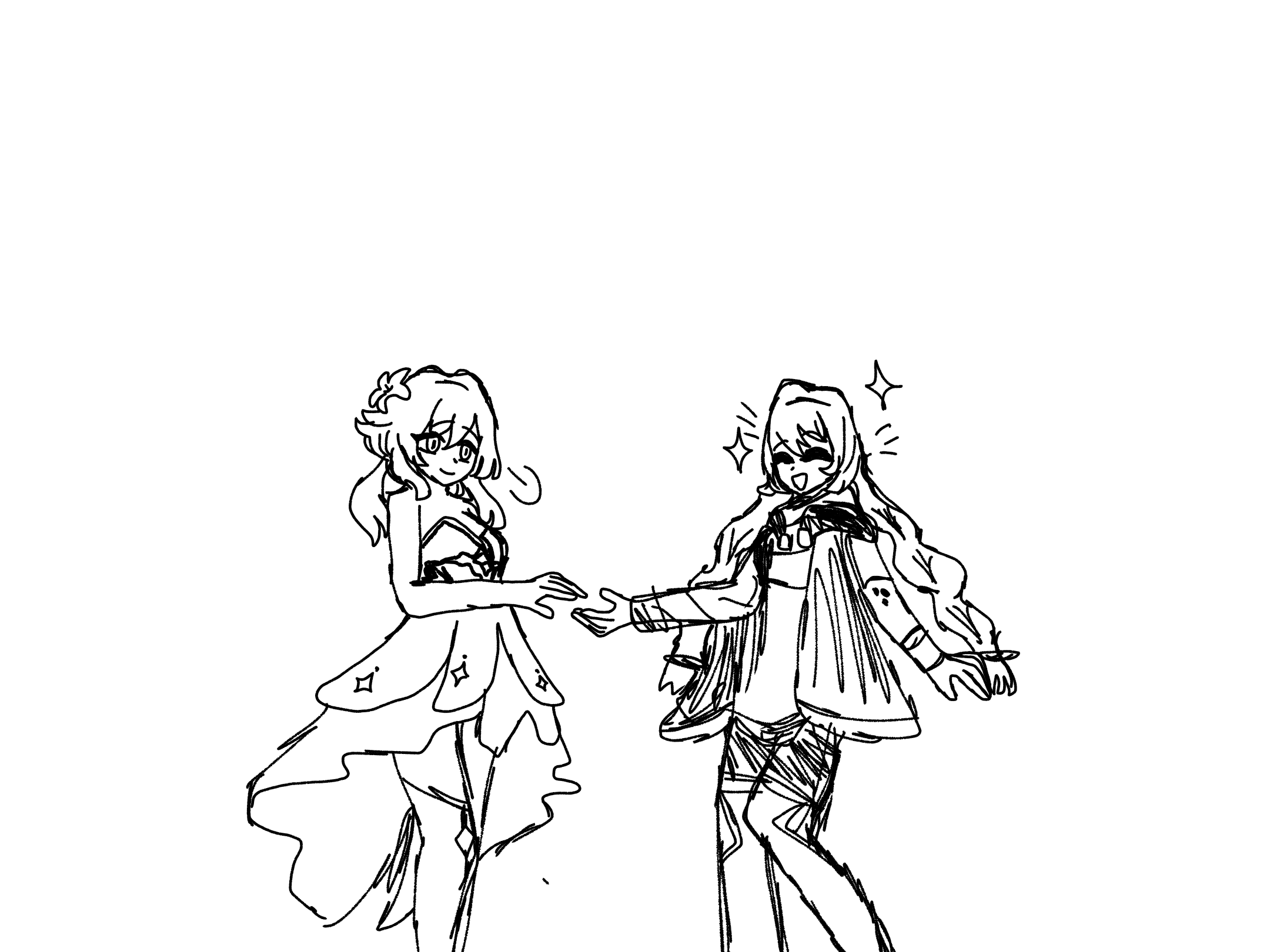 If Lumine and Kiana tried to become friends =v Honkai Impact 3rd | HoYoLAB