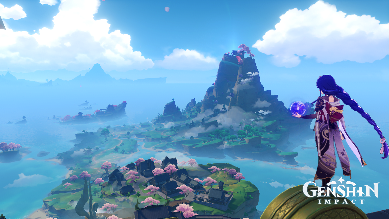 Glory to the Almighty Shogun, but the furnishing still outside Genshin ...