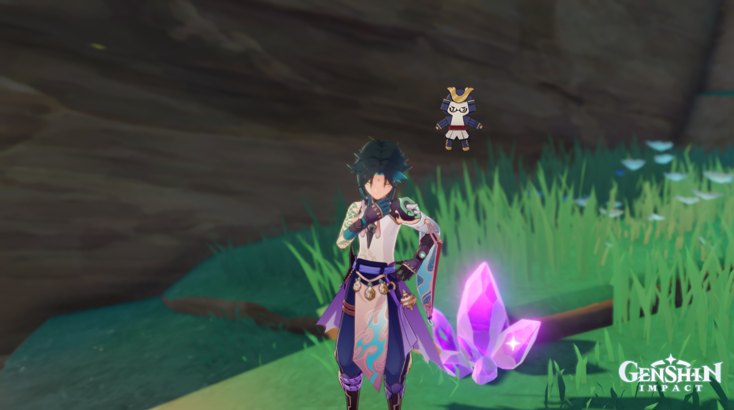 Amethyst Lump (Inazuma Crystals) The ores that some farm everyday ...
