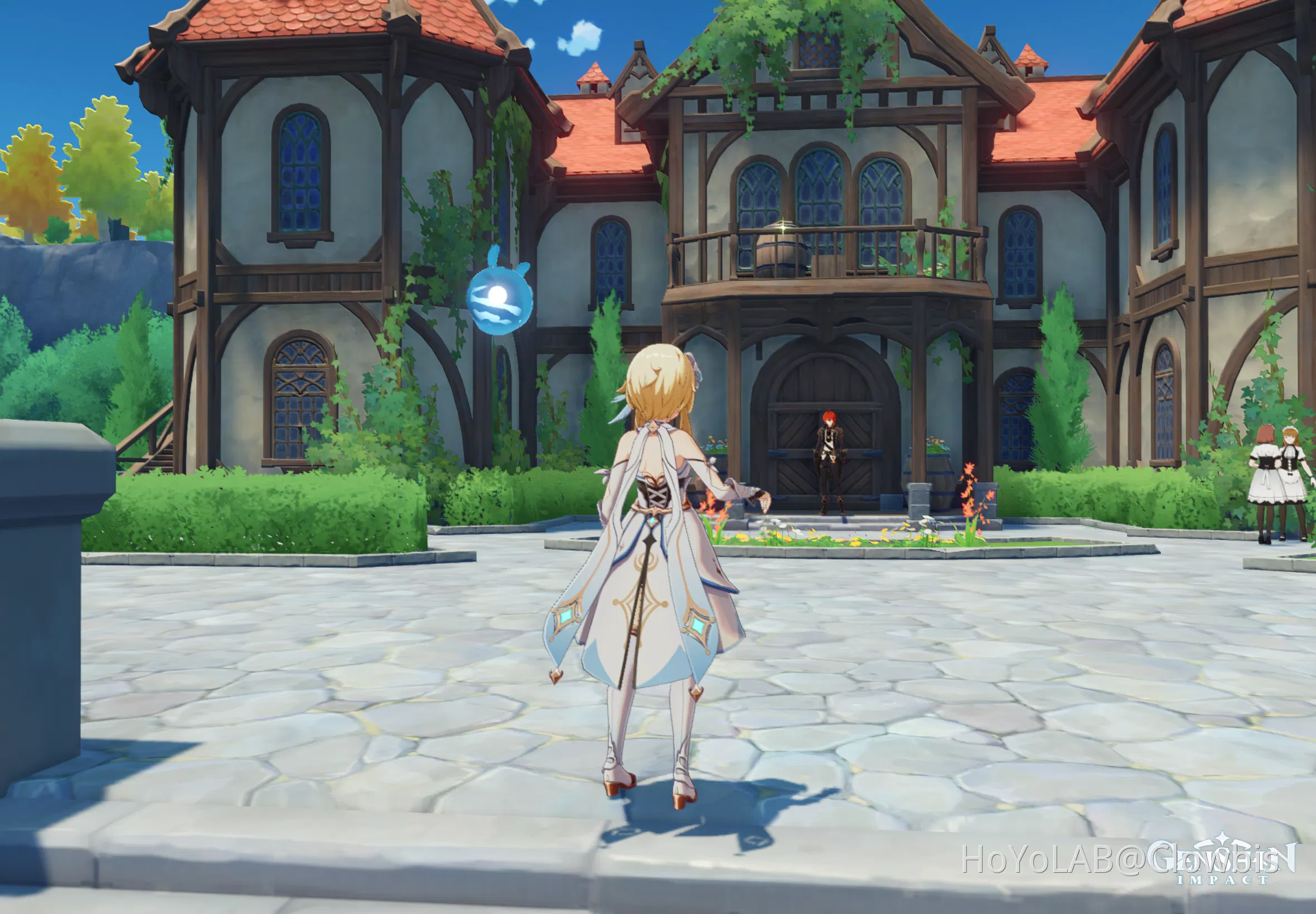 Lumine visiting diluc in dawn winery Genshin Impact | HoYoLAB