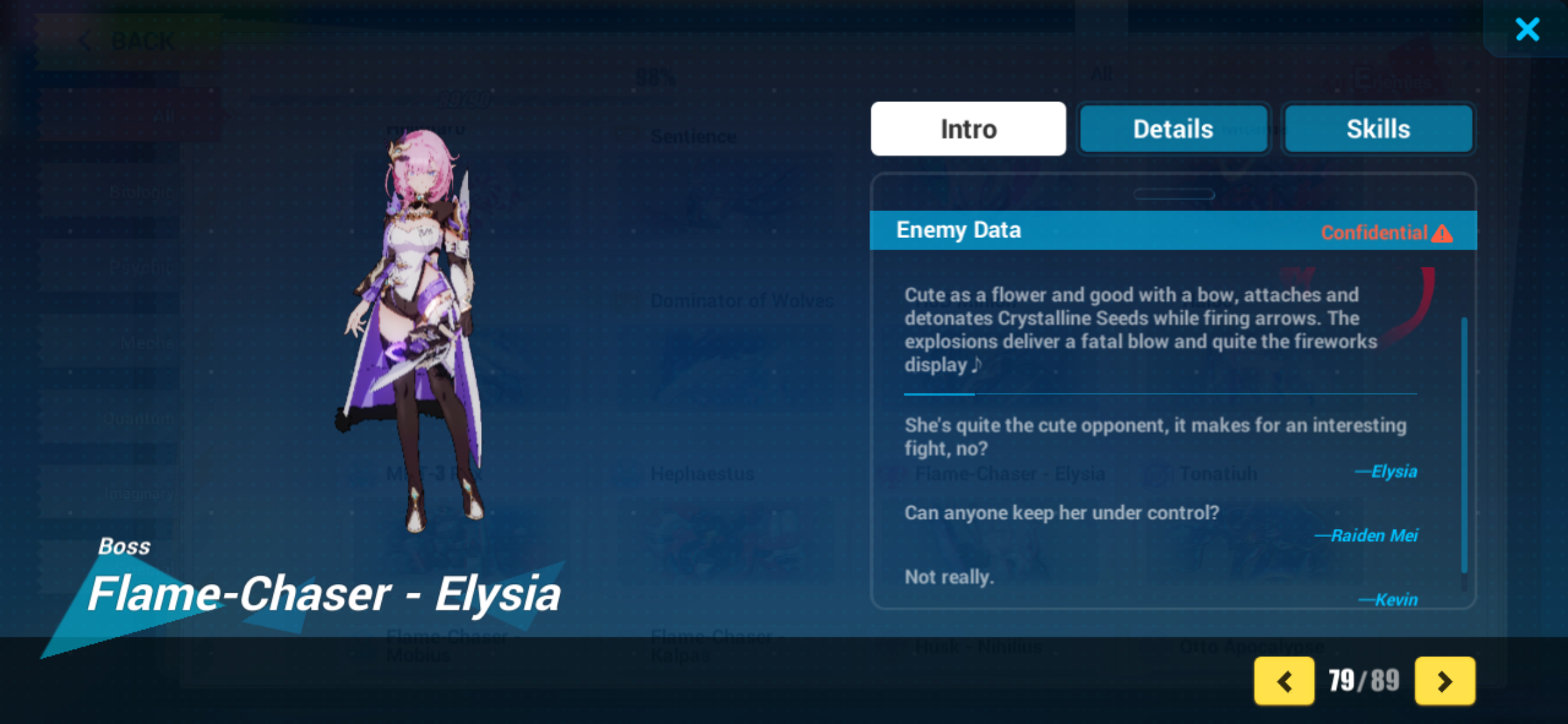 Collection - Enemy entries Honkai Impact 3rd | HoYoLAB