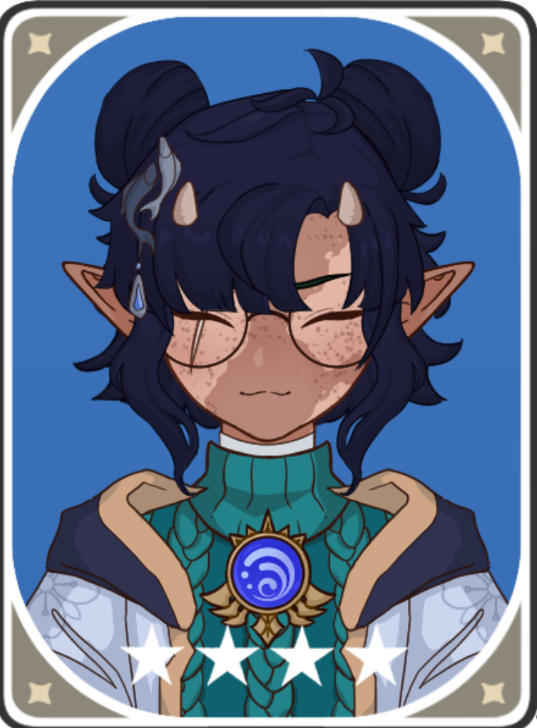 Hydro OC (made w/ an Avatar Maker) Genshin Impact | HoYoLAB