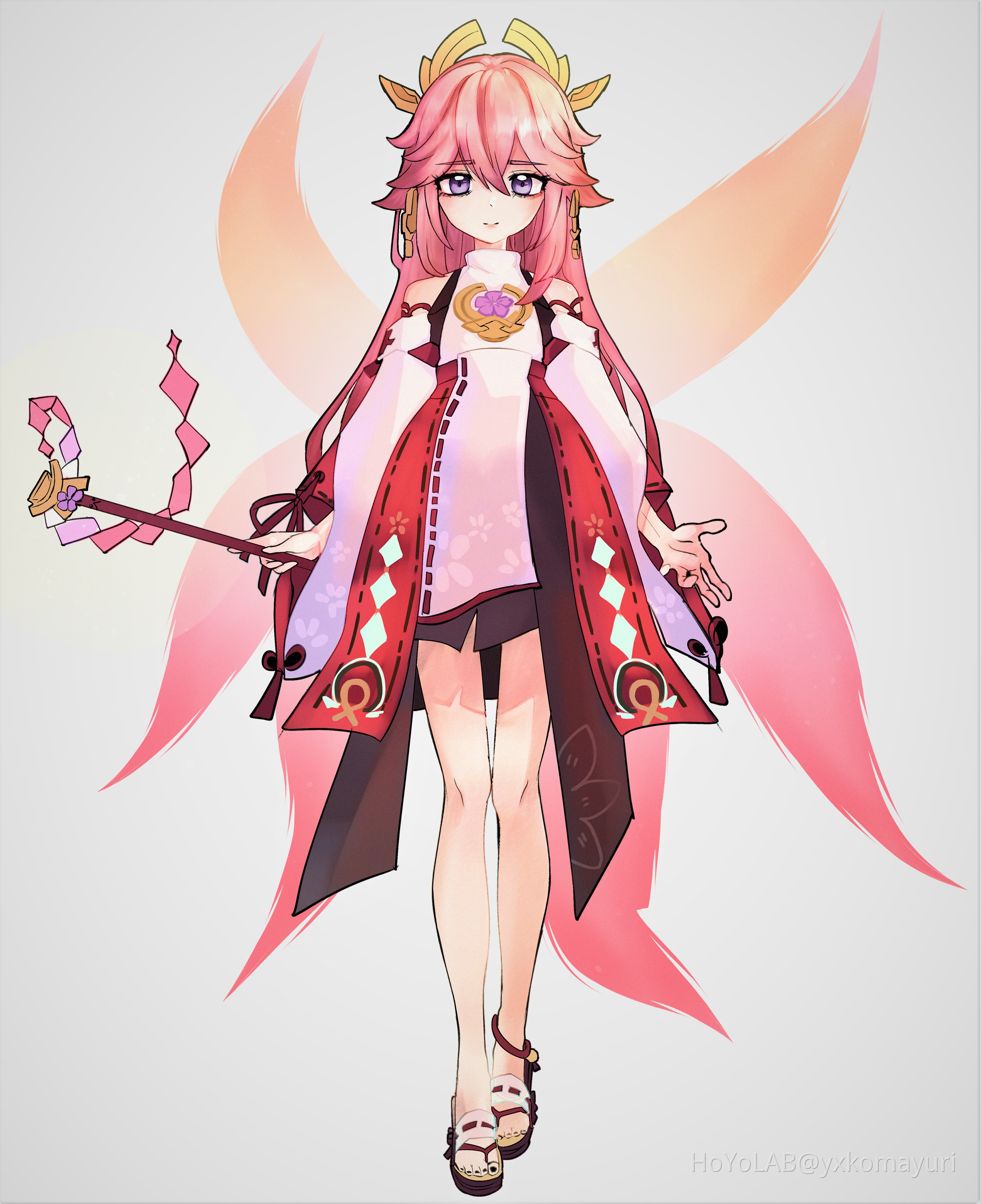 yae miko Genshin Impact | HoYoLAB