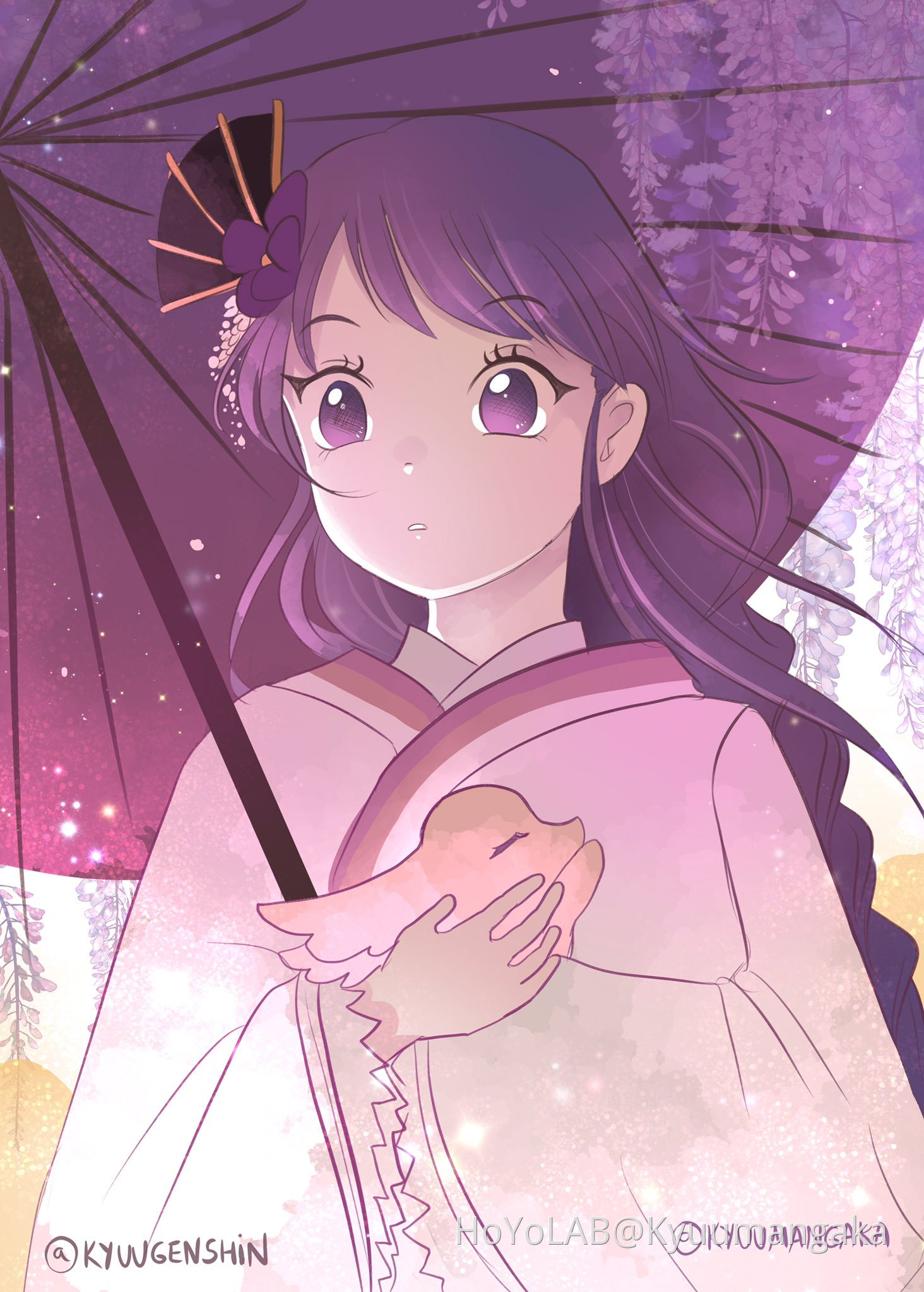 Drawing made for Raiden Birthday - Melodies Genshin Impact | HoYoLAB