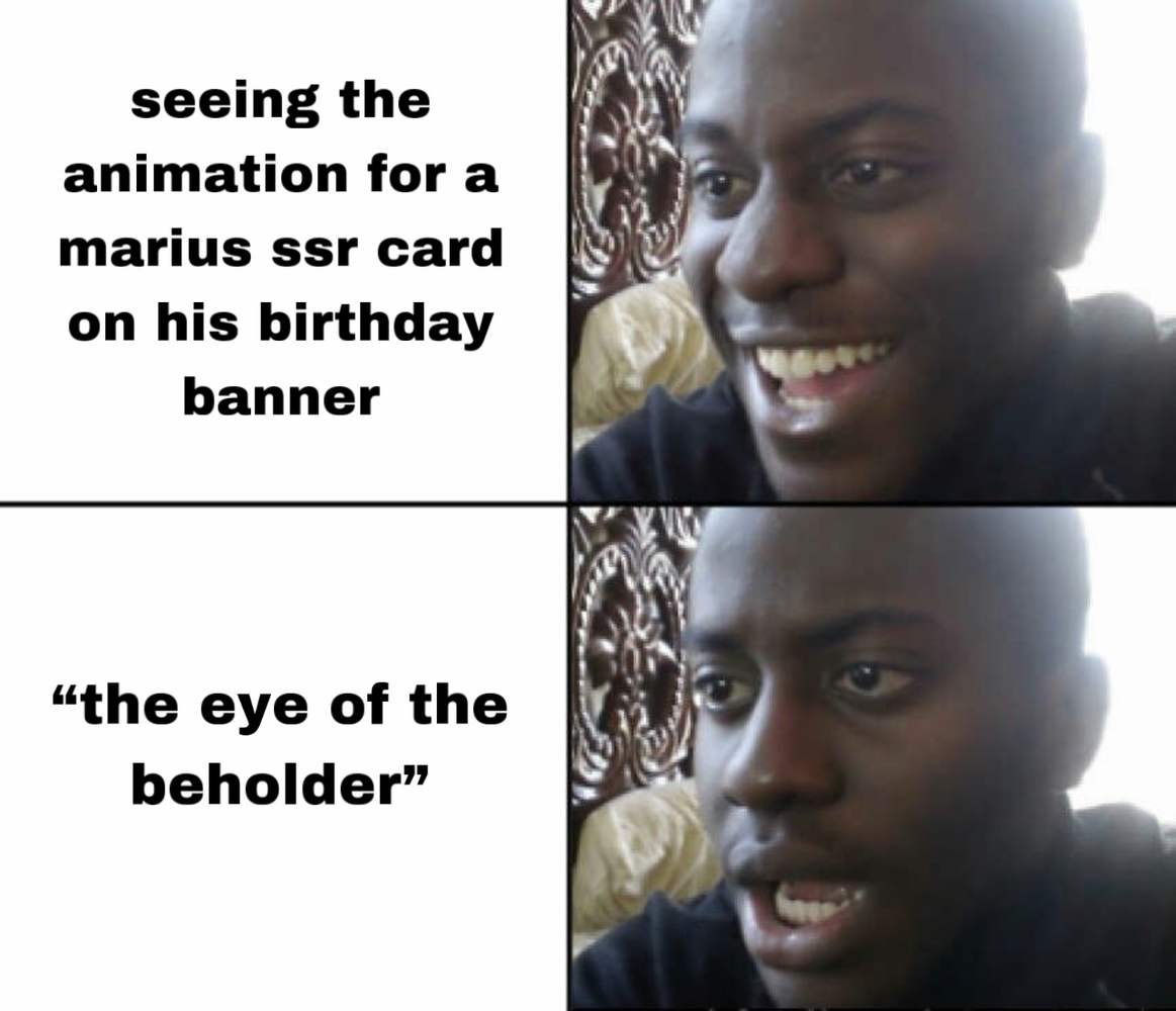 marius birthday ssr card memes Tears of Themis | HoYoLAB