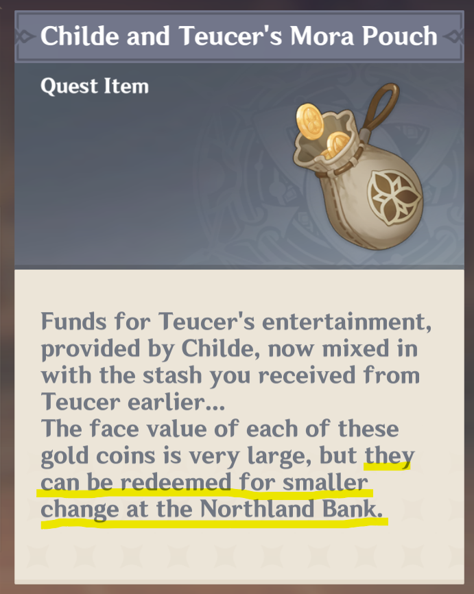 Ever wondered what to do with Childe and Teucer's money pouch? Genshin ...