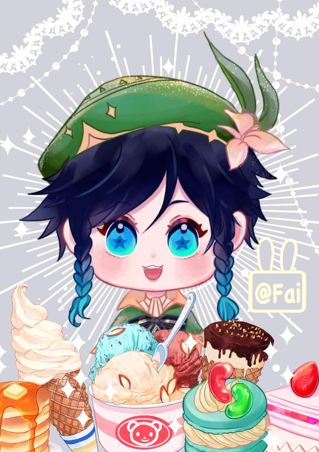 venti chibi Genshin Impact | HoYoLAB