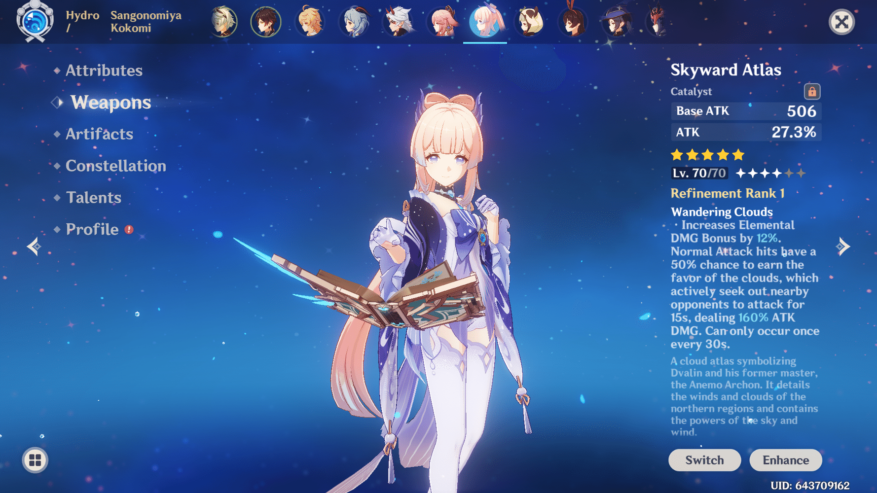 skyward atlas for kokomi? Genshin Impact | HoYoLAB