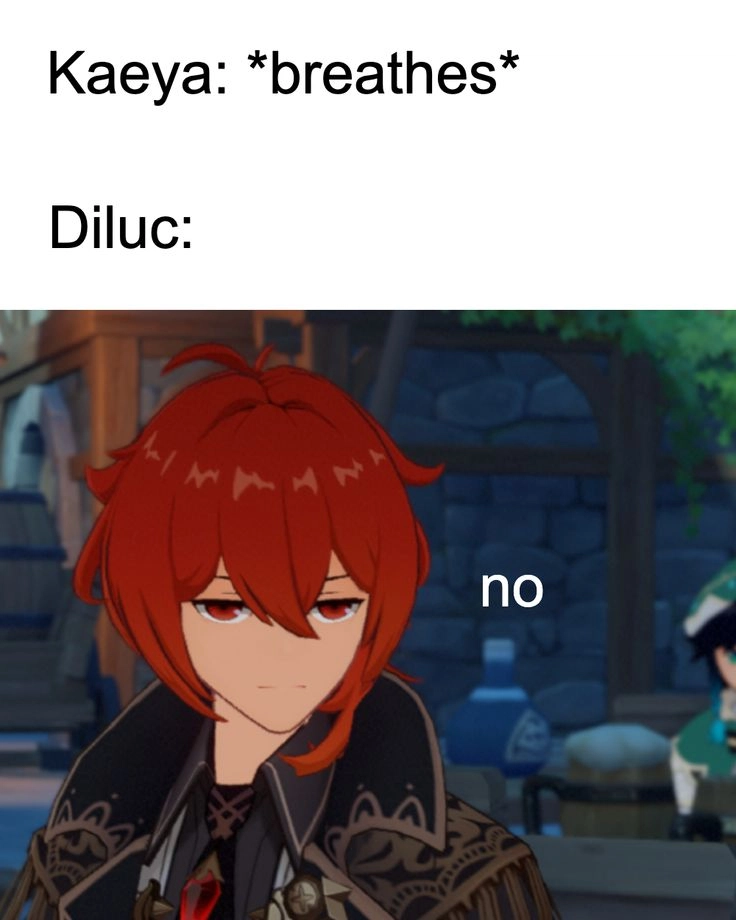 Diluc meme Genshin Impact | HoYoLAB