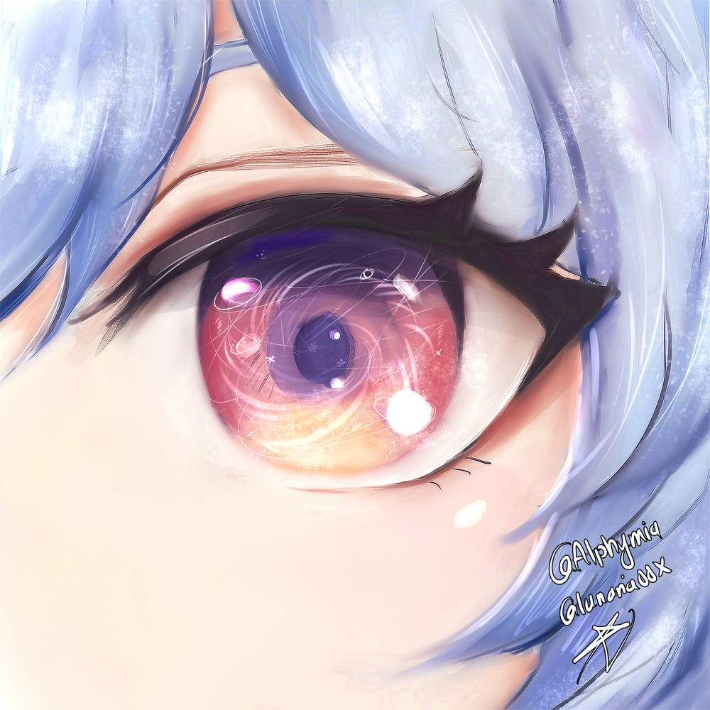 Ganyu eye shot Genshin Impact | HoYoLAB