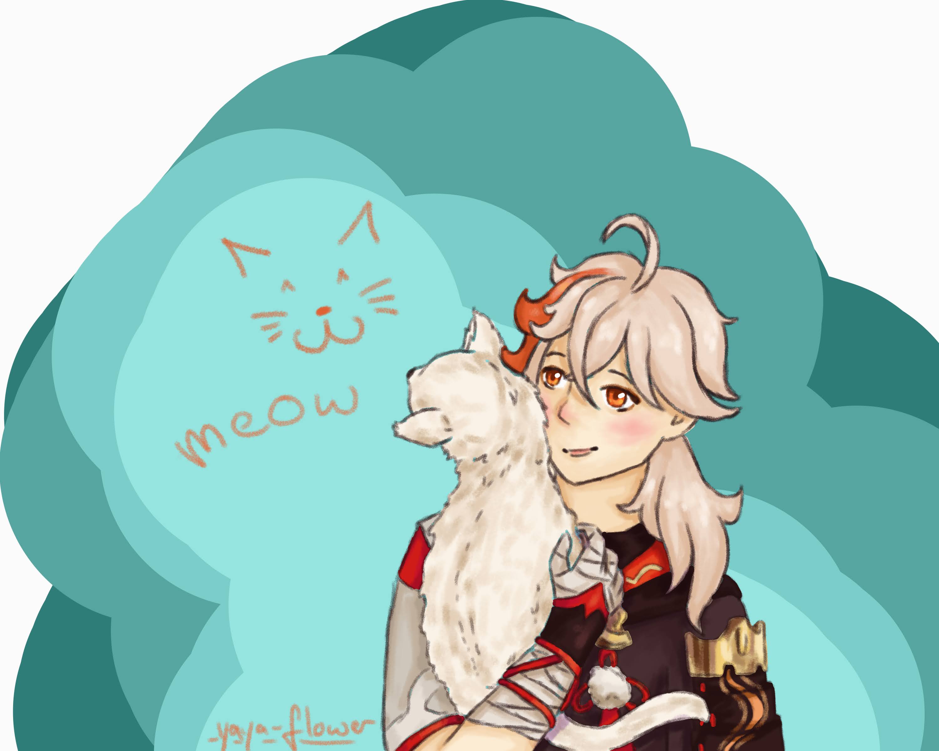 Anemo boy + cat 🍁 Genshin Impact | HoYoLAB