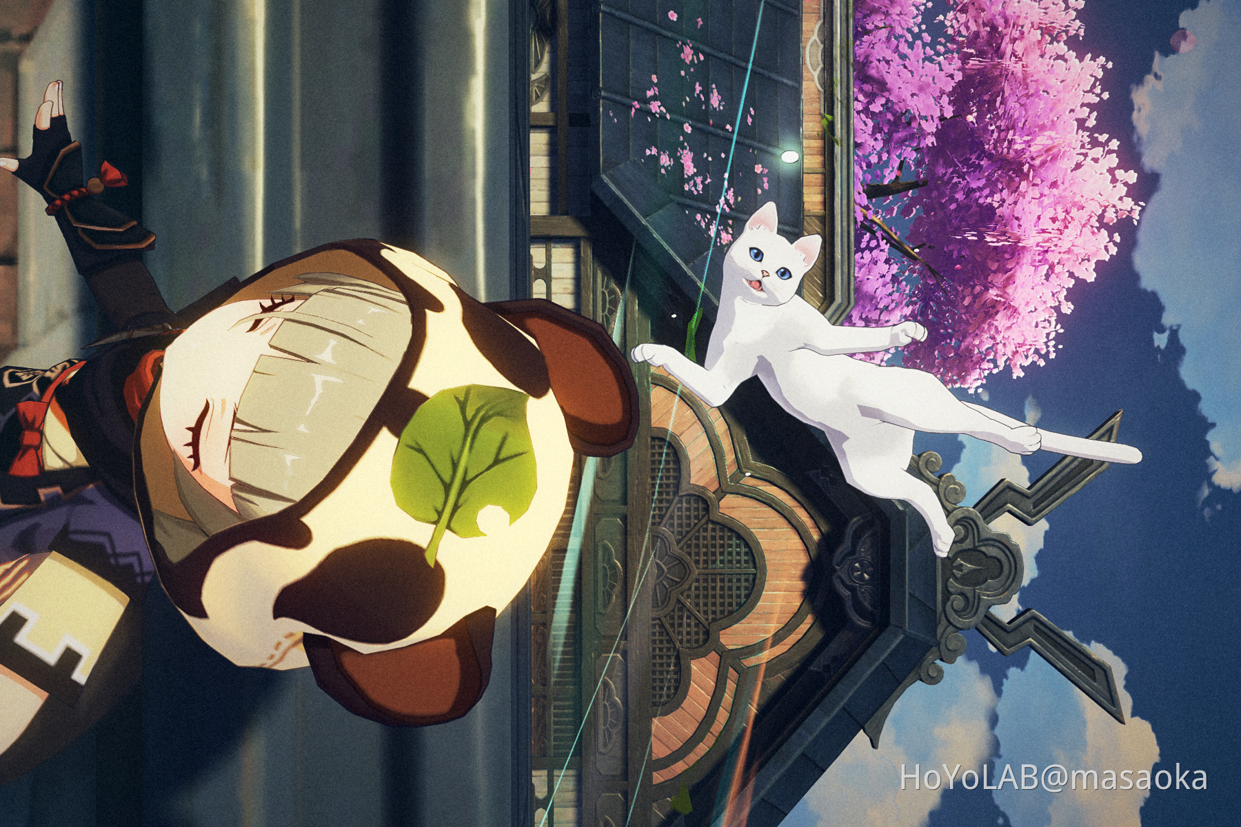 Day 470 “Ninja meets Ninja cat” Genshin Impact | HoYoLAB