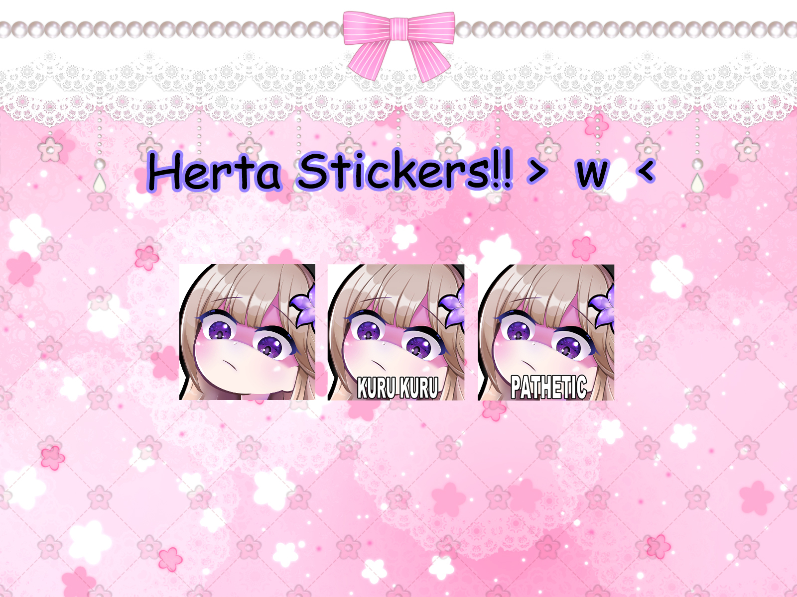 Herta Stickers ʕ•́ᴥ•̀ʔ!!!! Honkai: Star Rail | HoYoLAB
