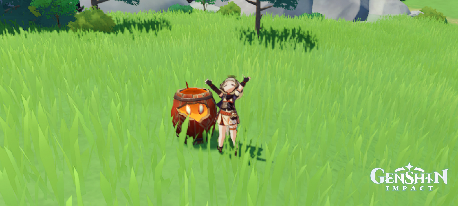 Sayu and pyro slime Genshin Impact | HoYoLAB