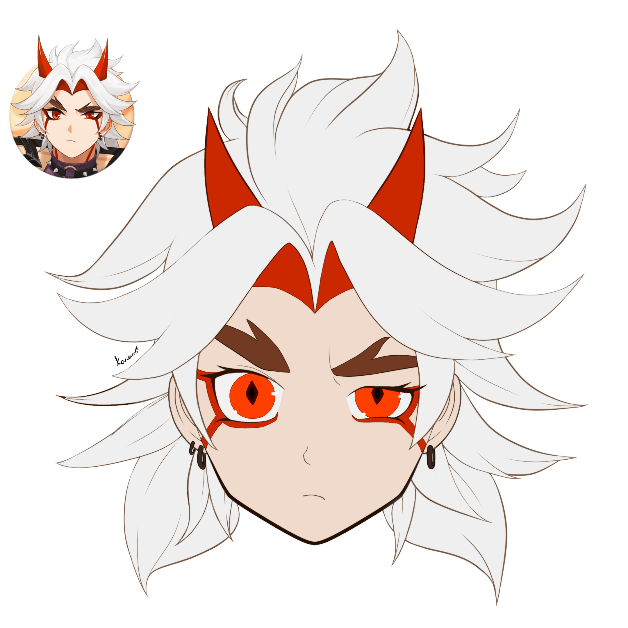 Chibi Itto - Flat colours (Wip) Genshin Impact | HoYoLAB