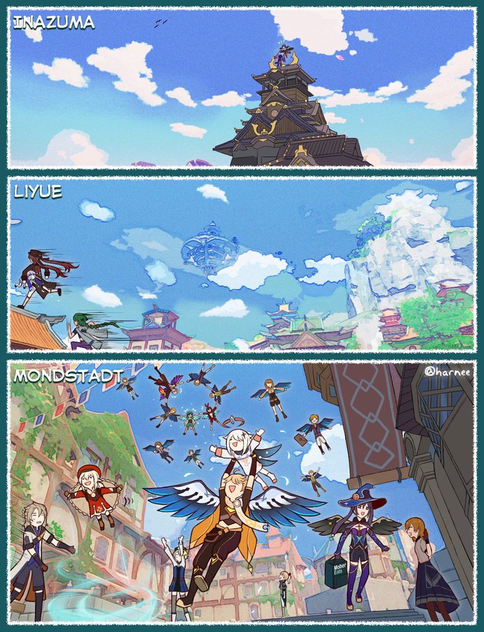 The Skies Of Teyvat! Genshin Impact | HoYoLAB
