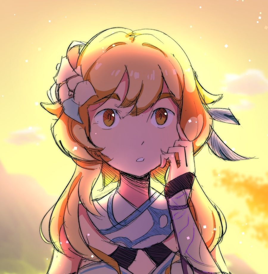 Lumine Colored Sketch Genshin Impact | HoYoLAB