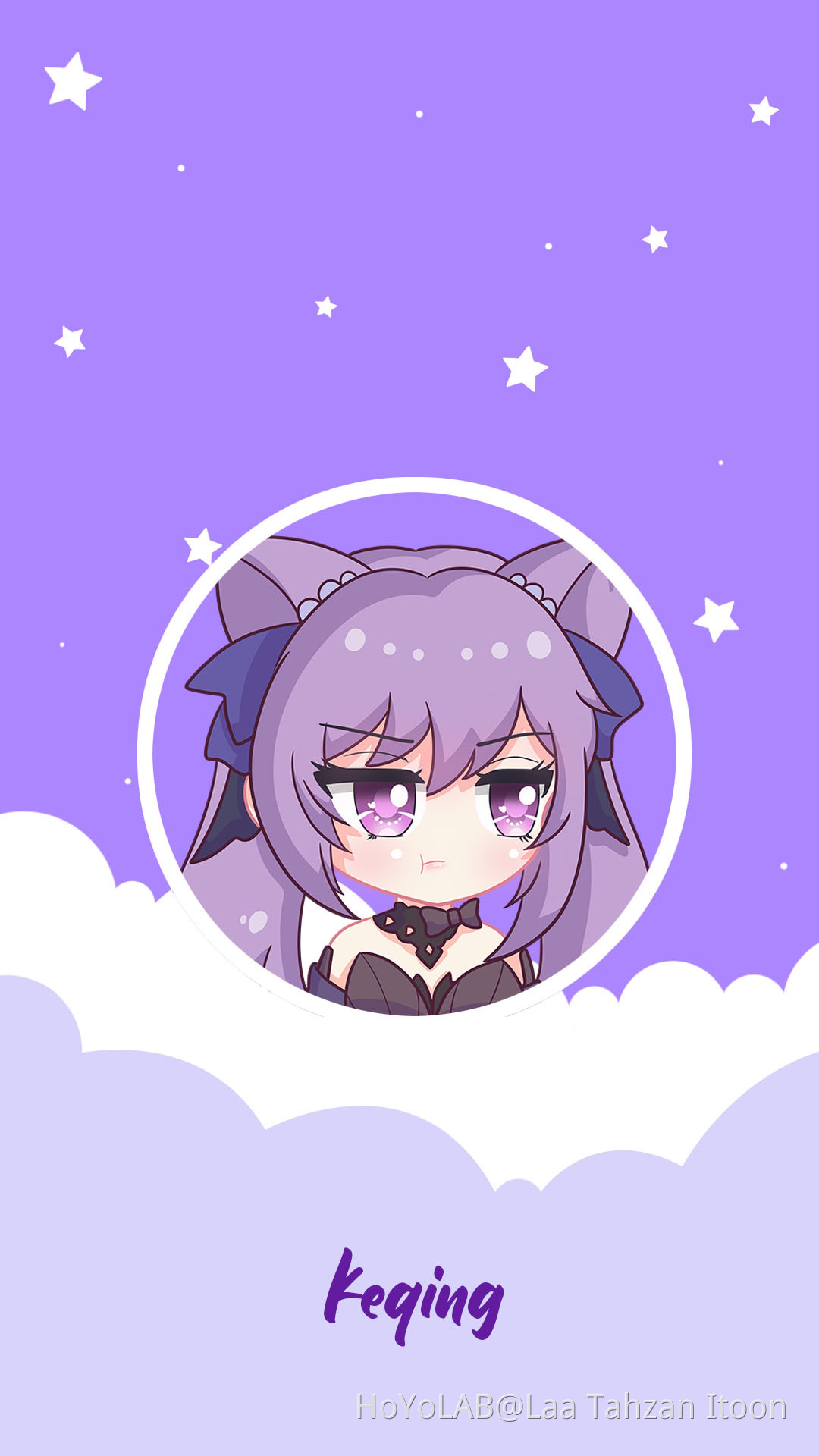 Chibi Keqing Emotes Wallpaper from #GenshinImpact Genshin Impact | HoYoLAB