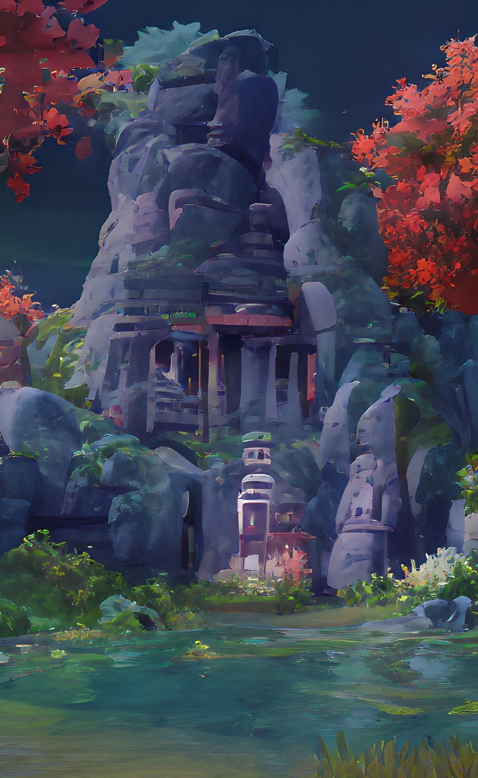 Home of the Adeptus Cloud Retainer - Fantasy Art Genshin Impact | HoYoLAB