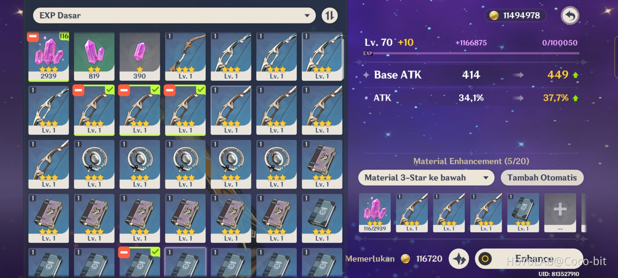 Lithic Blade untuk Chongyun 60/60 ke 80/80 | Genshin Impact | HoYoLAB