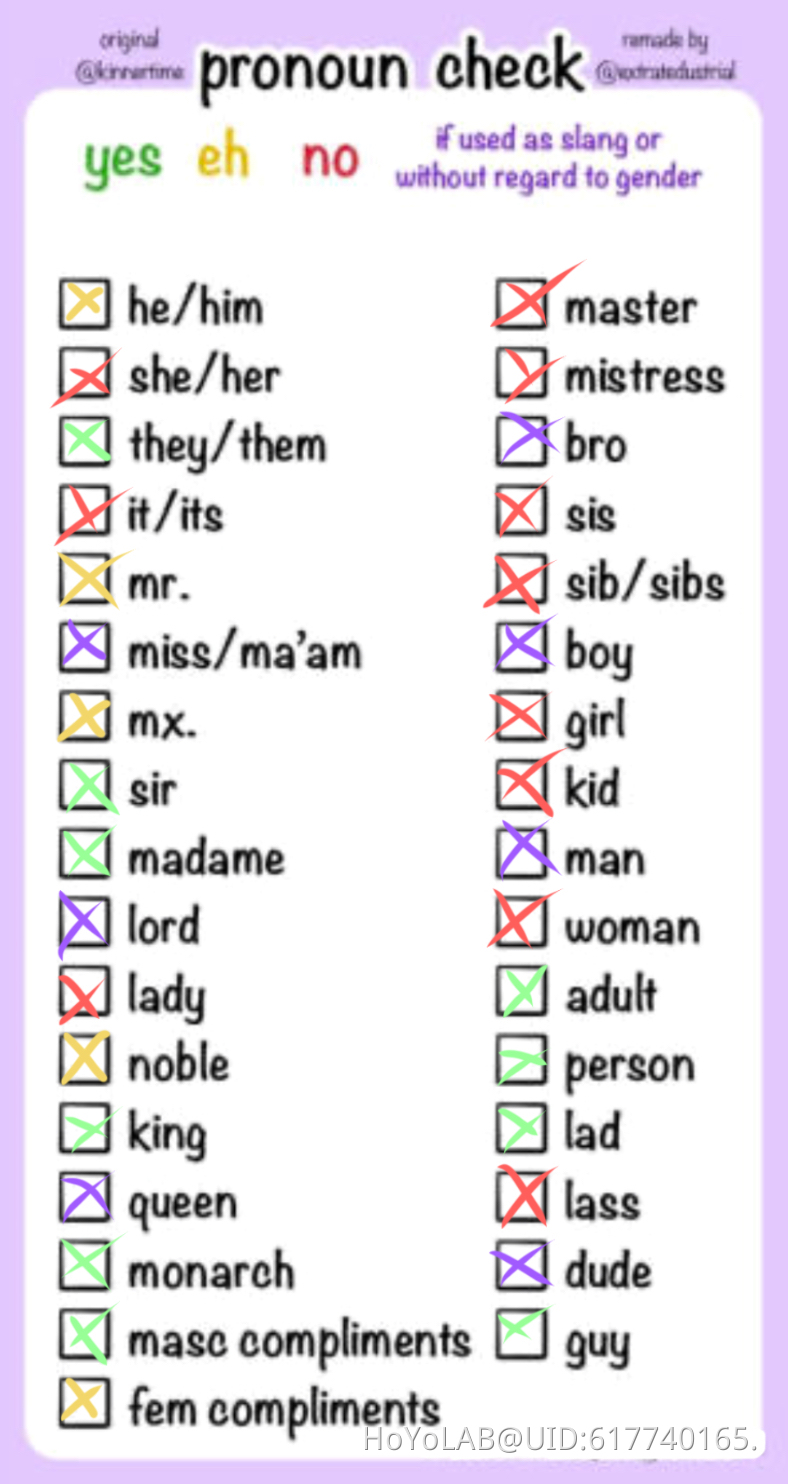 oOooO spooky PRONOUNS Genshin Impact | HoYoLAB