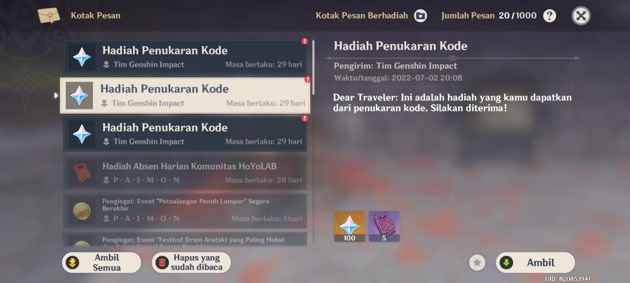 Ayo code redem baru bagi yang masih nguli buat kazuha tapi kurang. Genshin Impact | HoYoLAB